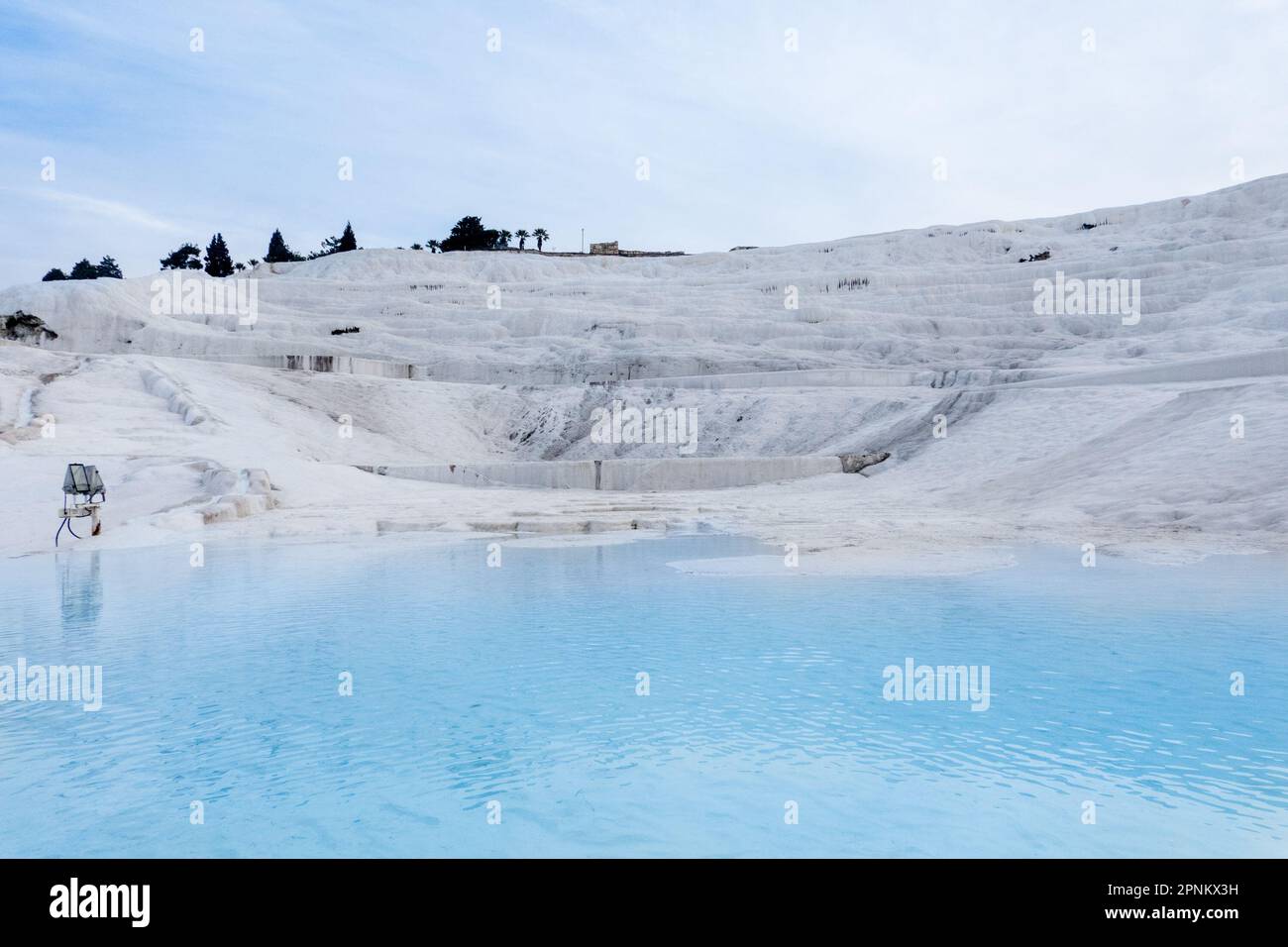 Pamukkale, Turkey, a breathtaking natural wonder that features a series ...