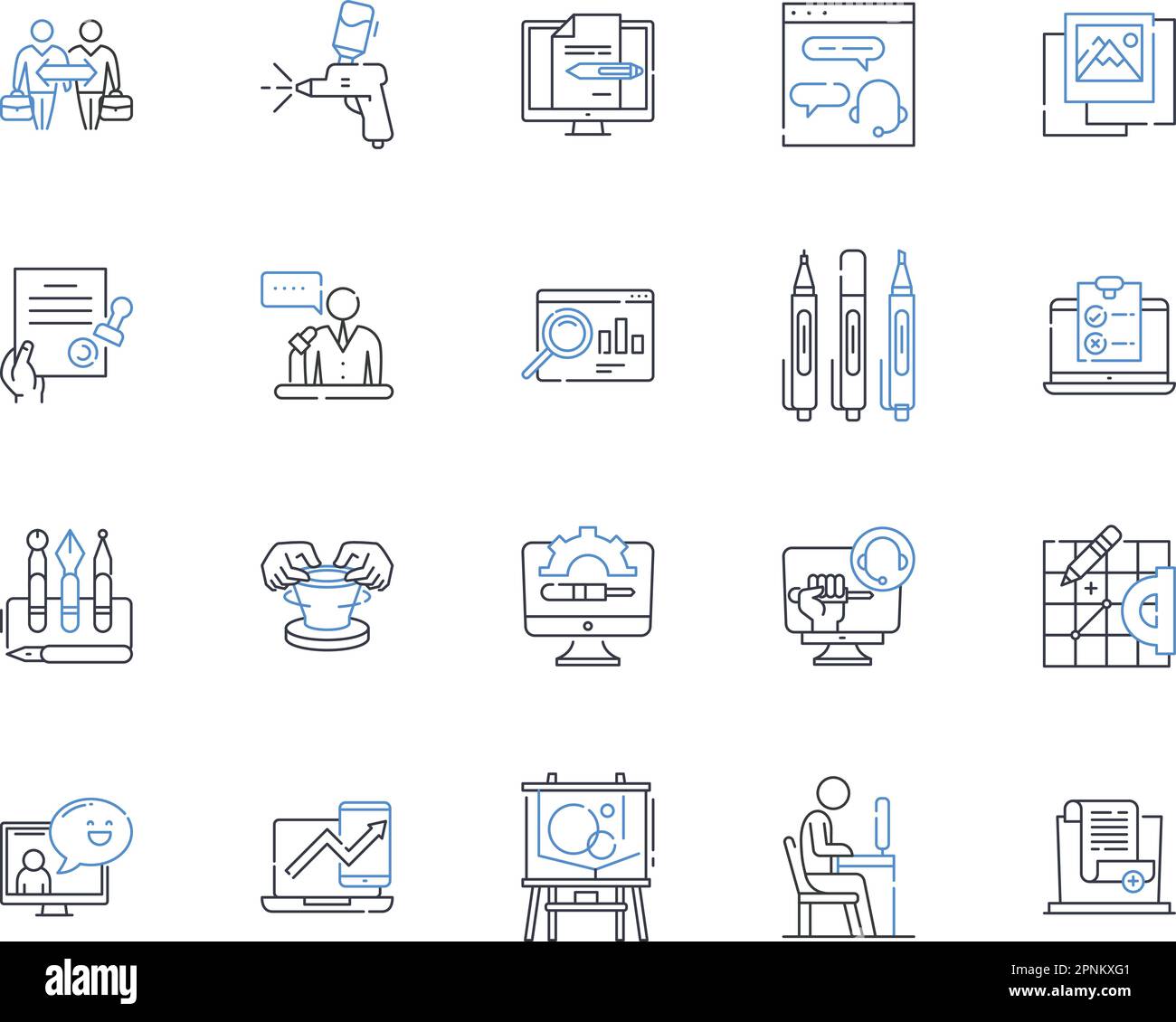 Task system line icons collection. Assignment, Project, Task, Goal ... Task system line icons collection. Assignment, Project, Task, Goal ...