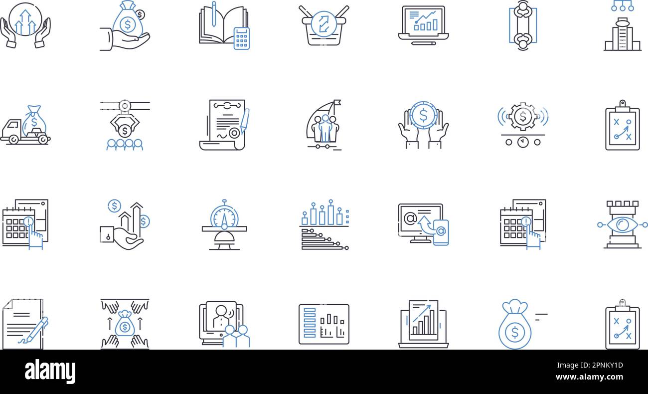 Environmental science line icons collection. ustainability, pollution ...