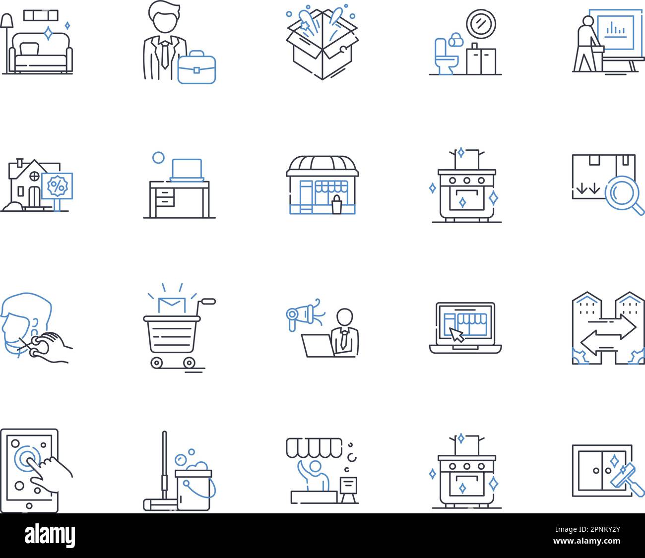 Enhanced security line icons collection. Encryption, Firewall ... Enhanced security line icons collection. Encryption, Firewall ...