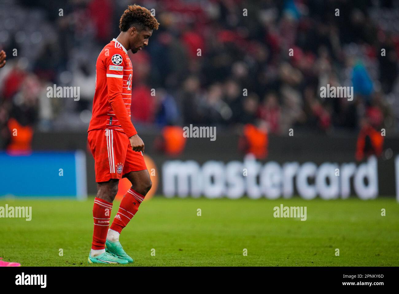 Munich, Germany. 19th Apr, 2023. MUNICH, GERMANY - APRIL 19: Kingsley ...