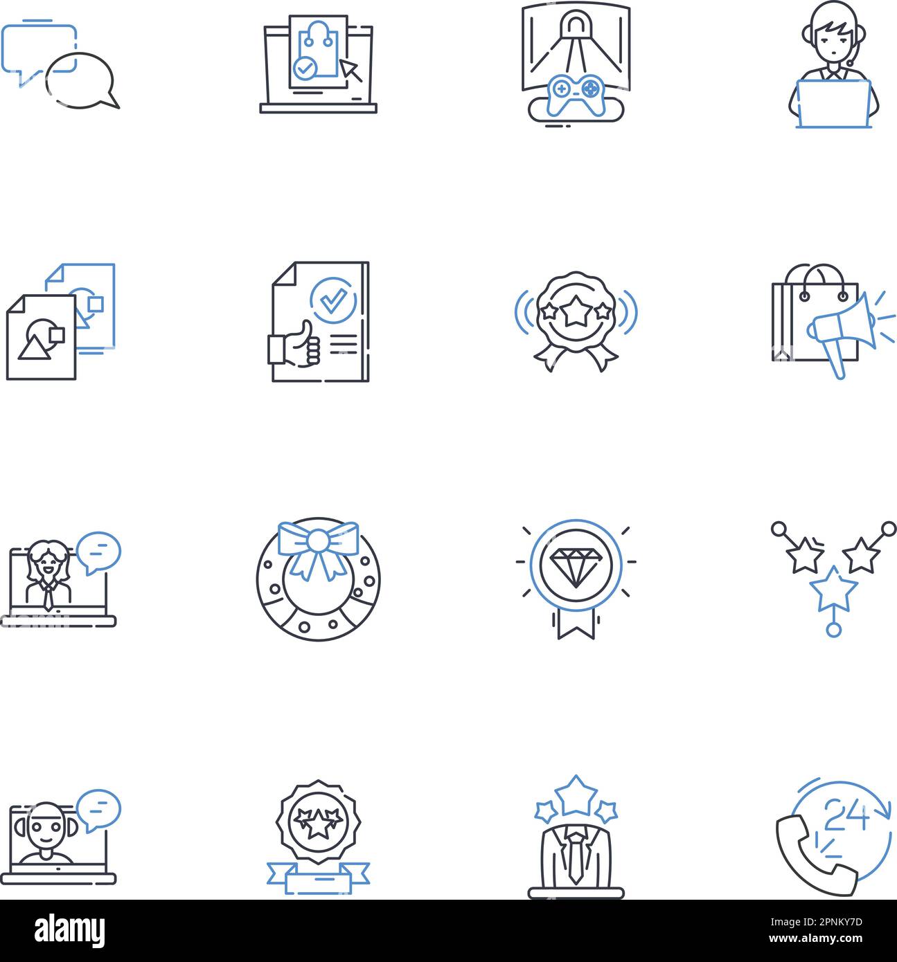 Hype cycle line icons collection. Innovation, Disruptive, Adoption ... Hype cycle line icons collection. Innovation, Disruptive, Adoption ...