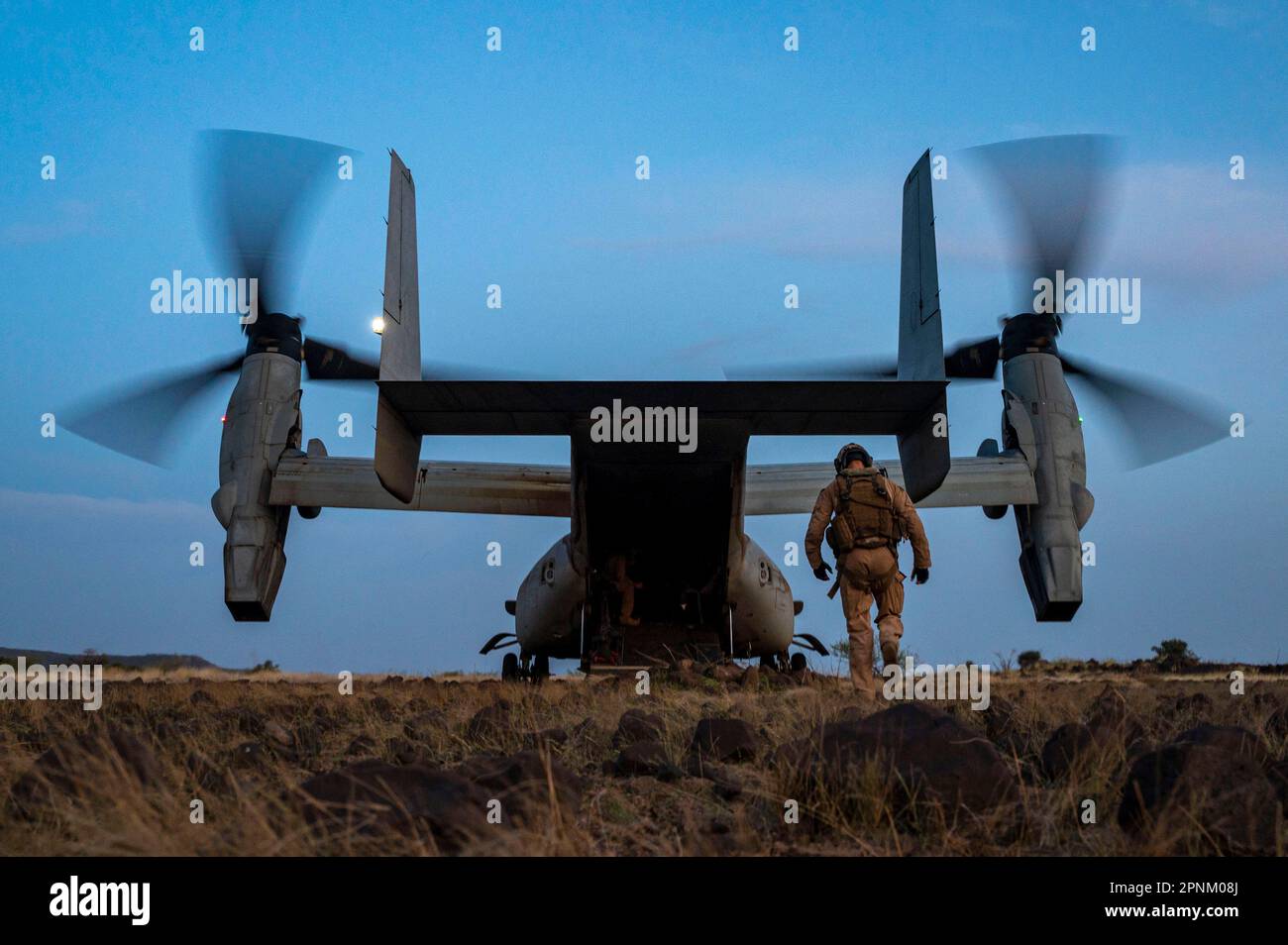 U.S. Marine Corps pilots assigned to Marine Medium Tiltrotor Squadron ...