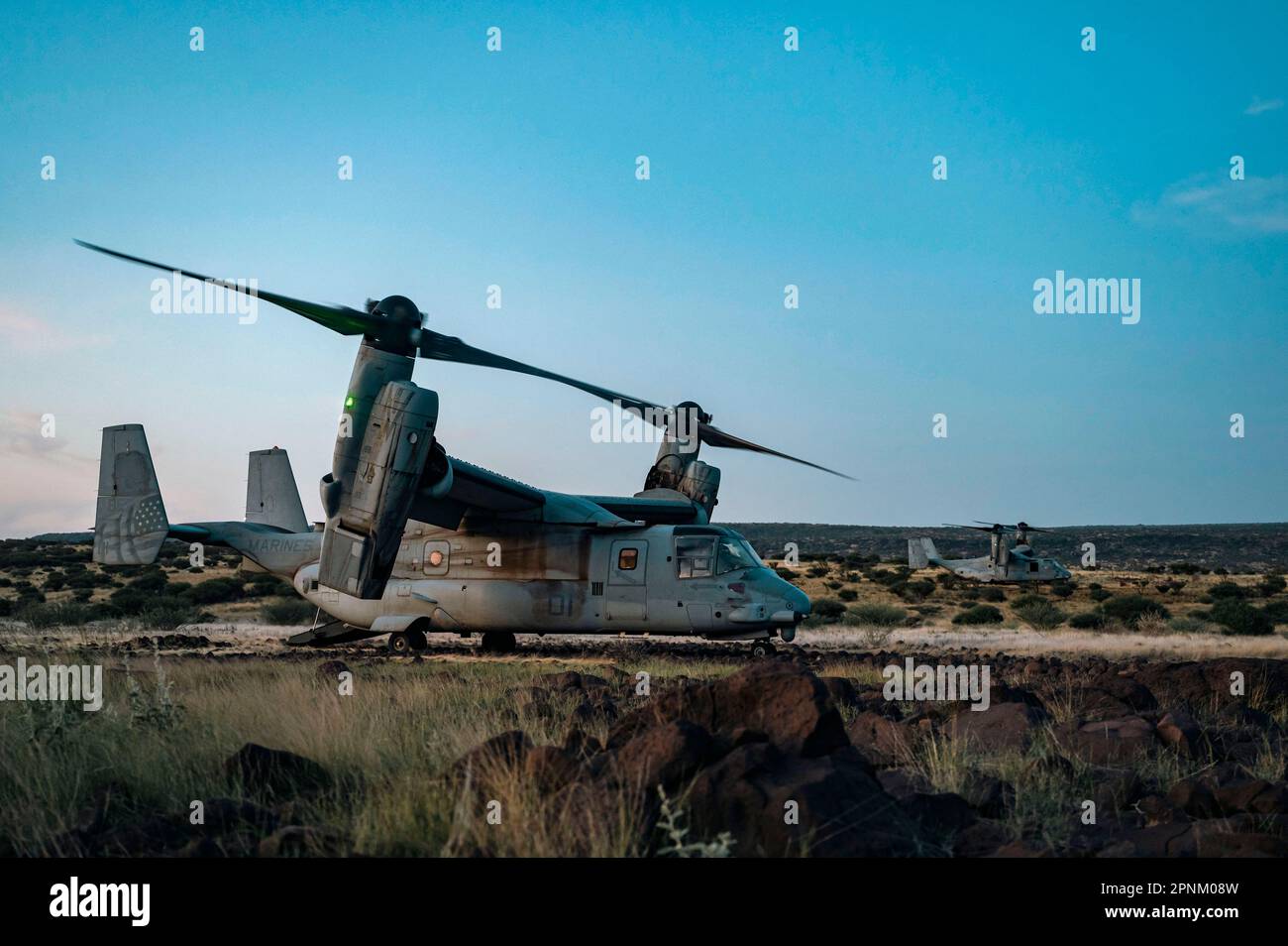 U.S. Marine Corps pilots assigned to Marine Medium Tiltrotor Squadron ...