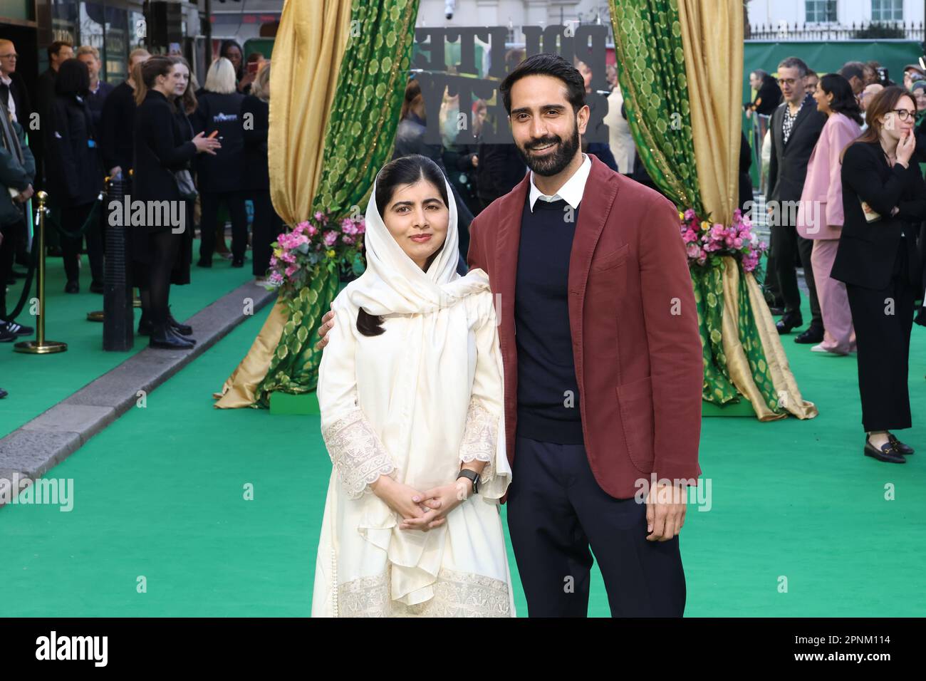 Malala yousafzai and asser malik hi-res stock photography and images ...