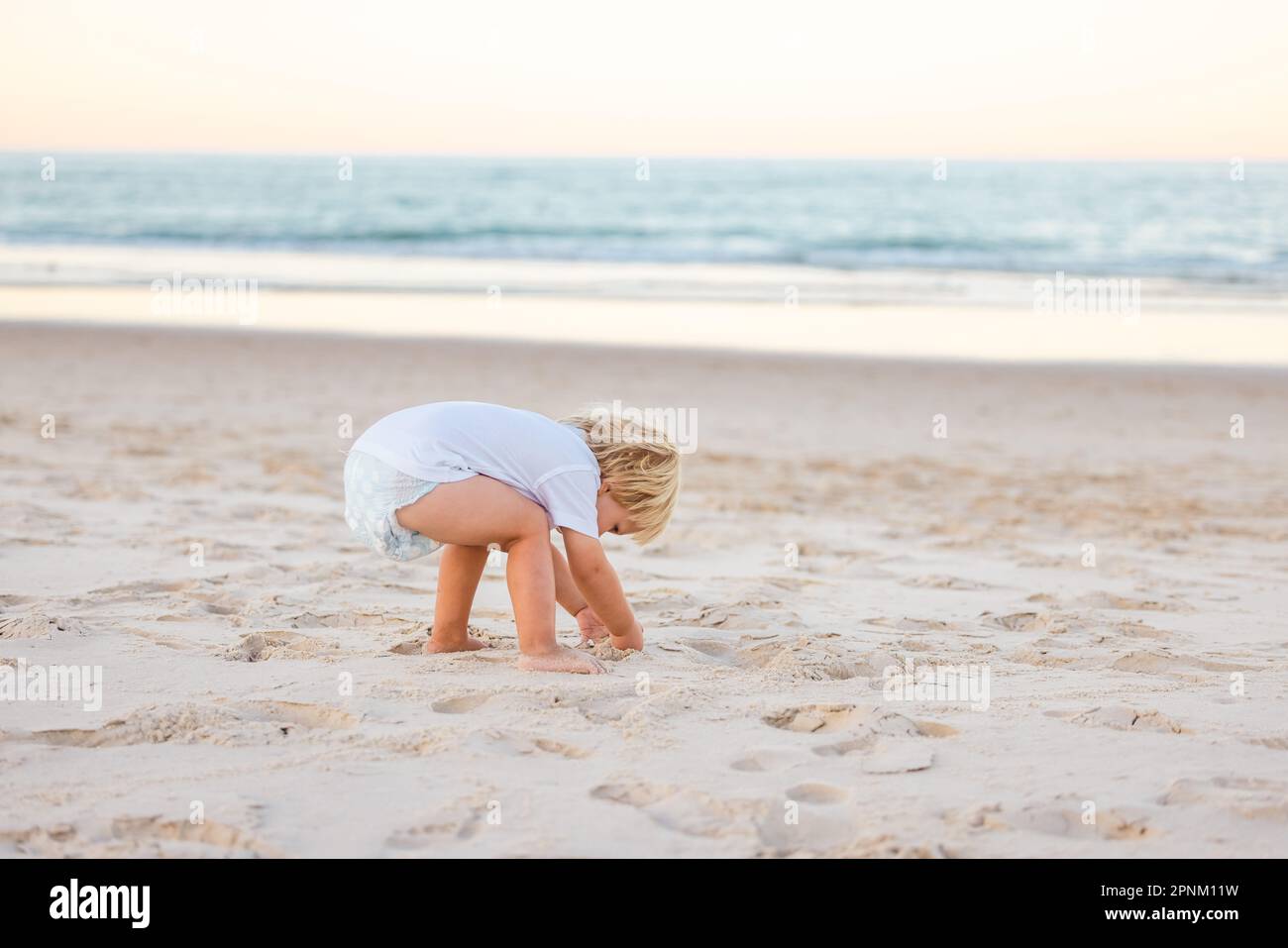Baby boy in a nappy hi-res stock photography and images - Alamy