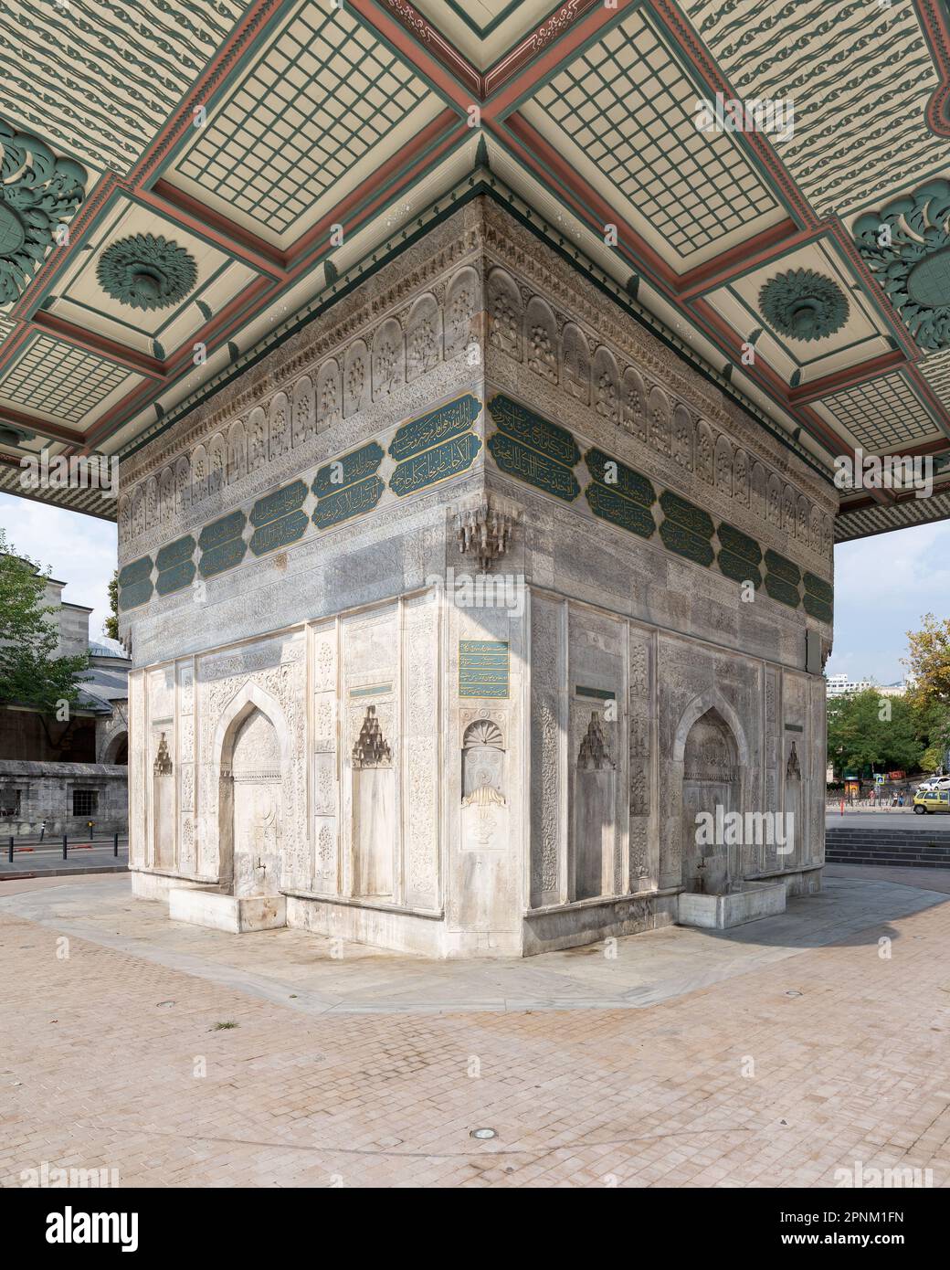 Kilic Ali Pasha Fountain, Kilic Ali Pasa Cesme, or Tophane fountain, an ...