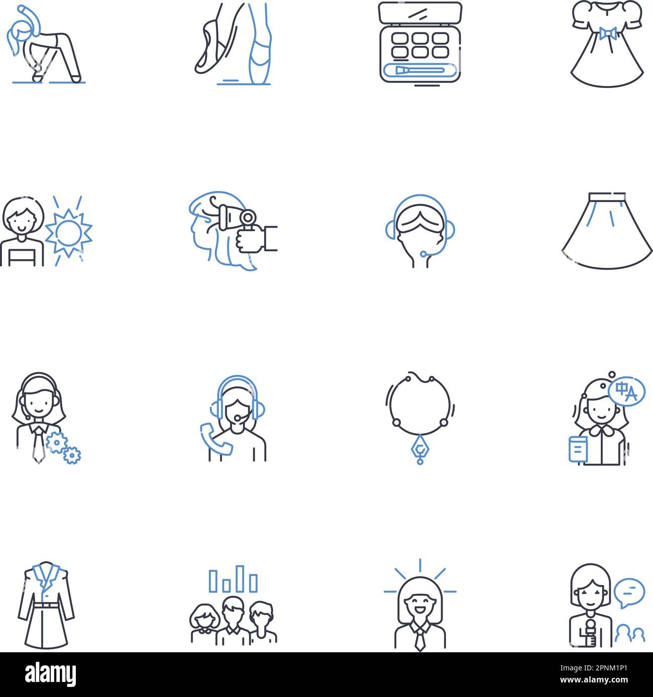 Queenbee line icons collection. Royalty, Pollination, Hive, Hy, Buzzing ...