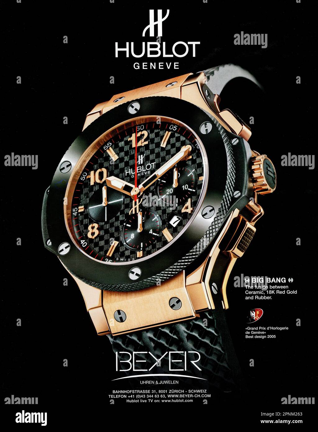Hublot ads hi-res stock photography and images - Alamy