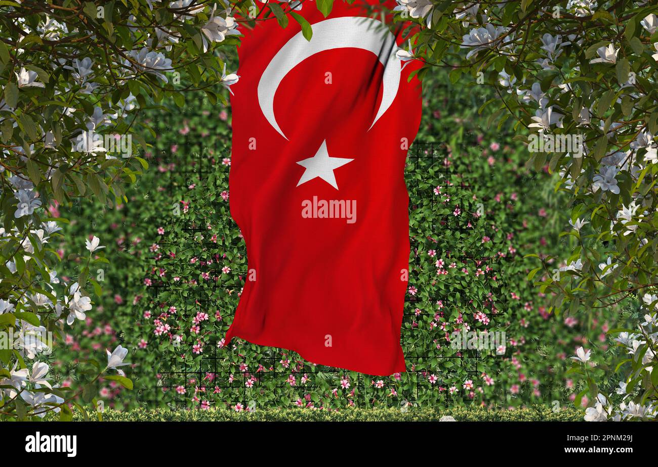 Turkish Flag, Turks, Republic of Türkiye Stock Photo - Alamy