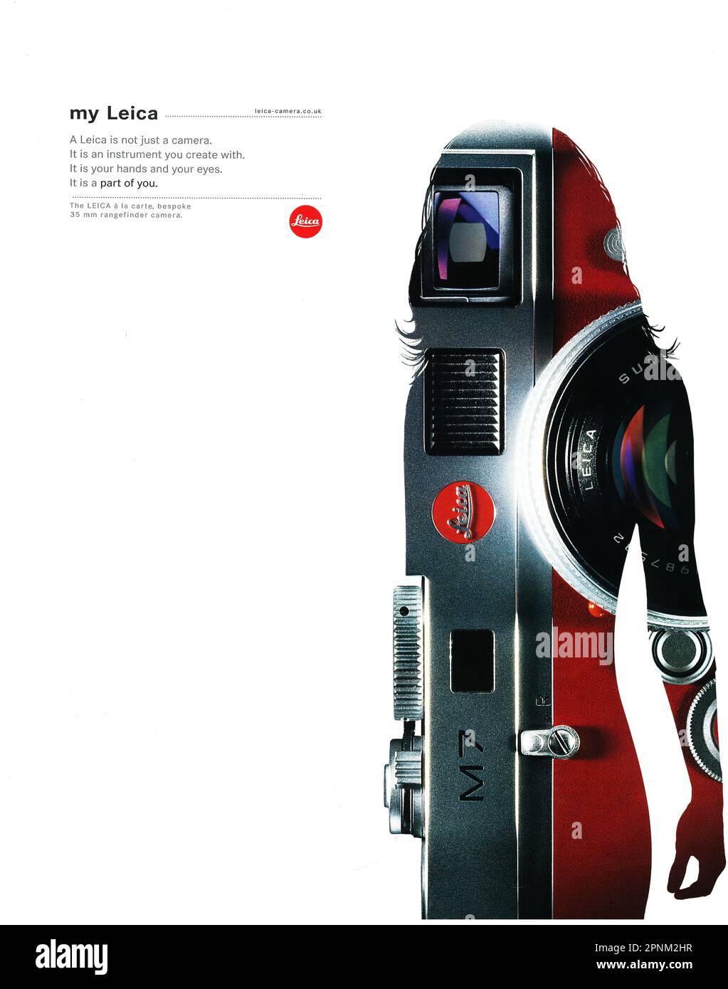 Leica M7 camera advert in a magazine, 2006 Stock Photo - Alamy