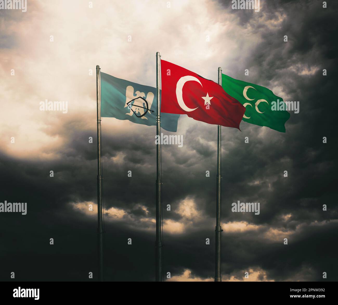 Turkish Flag, Turks, Republic of Türkiye Stock Photo - Alamy