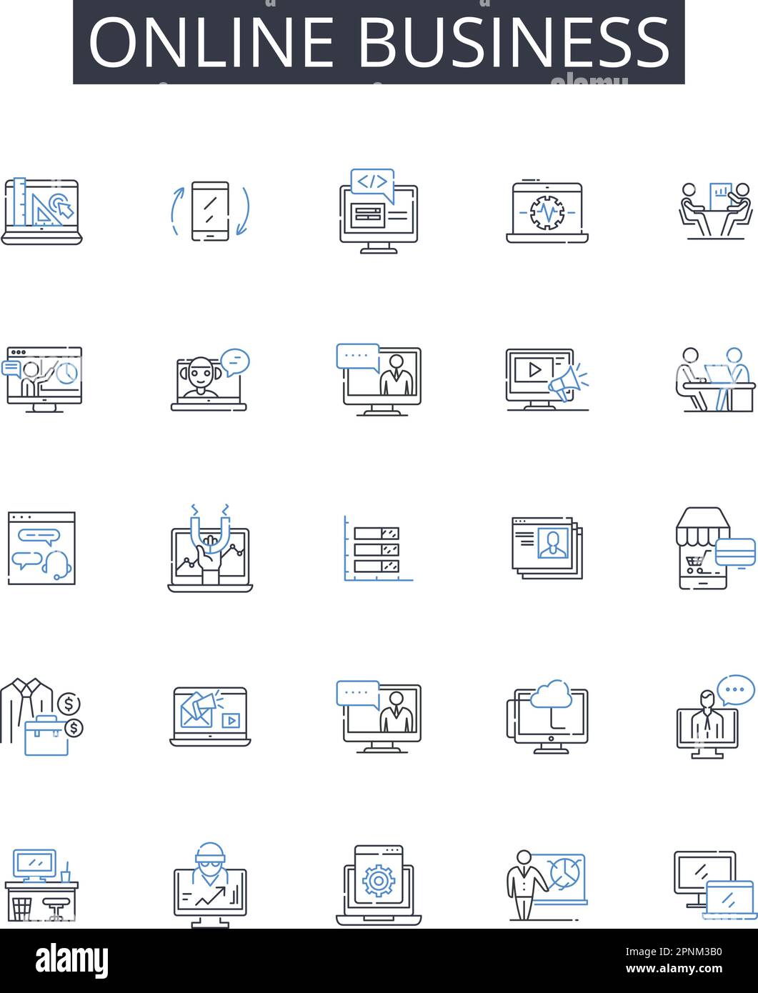 Entrepreneurial online Stock Vector Images - Alamy