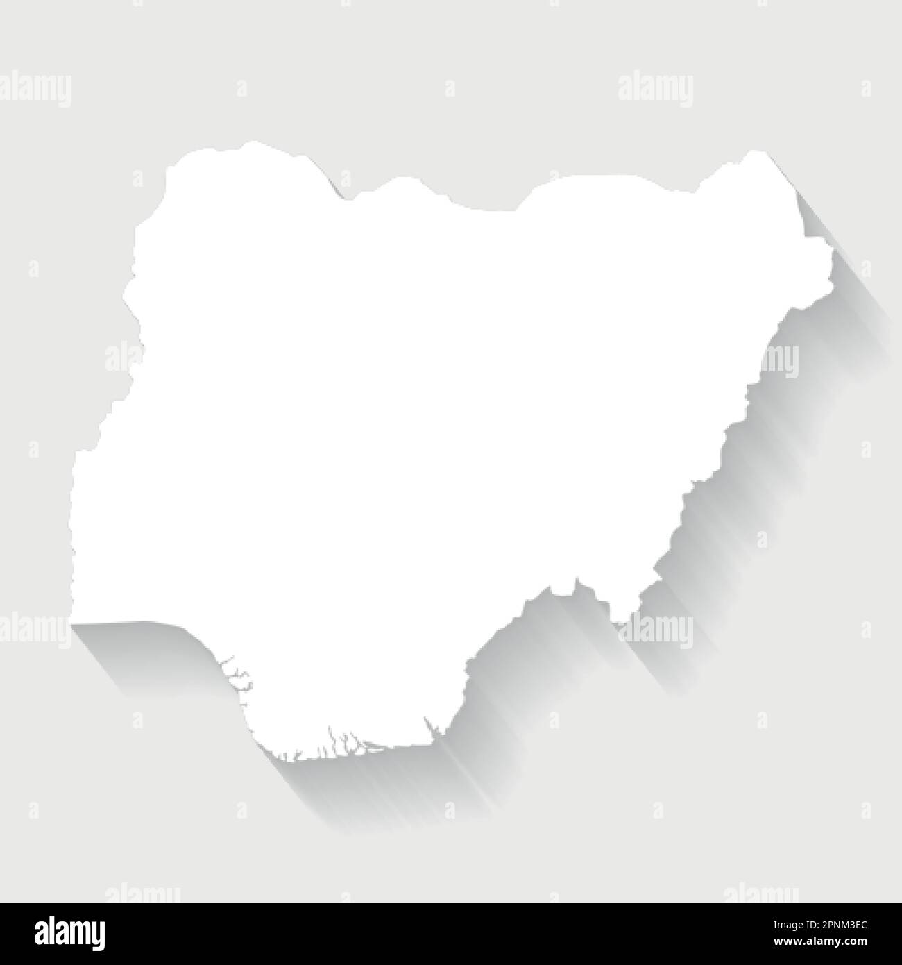 Africa nigeria map Black and White Stock Photos & Images - Alamy