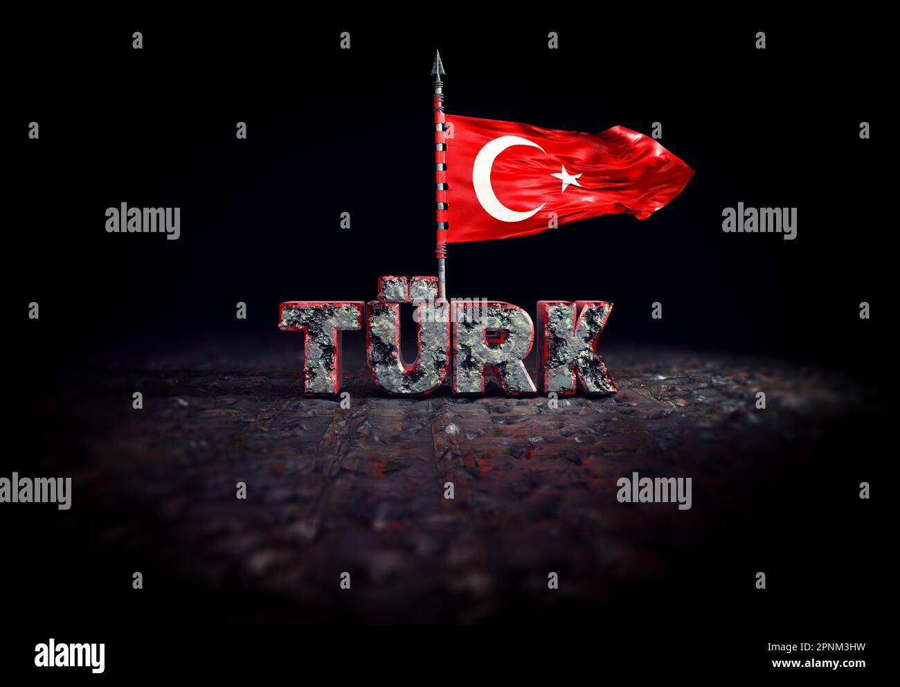 Turkish Flag, Turks, Republic of Türkiye Stock Photo - Alamy