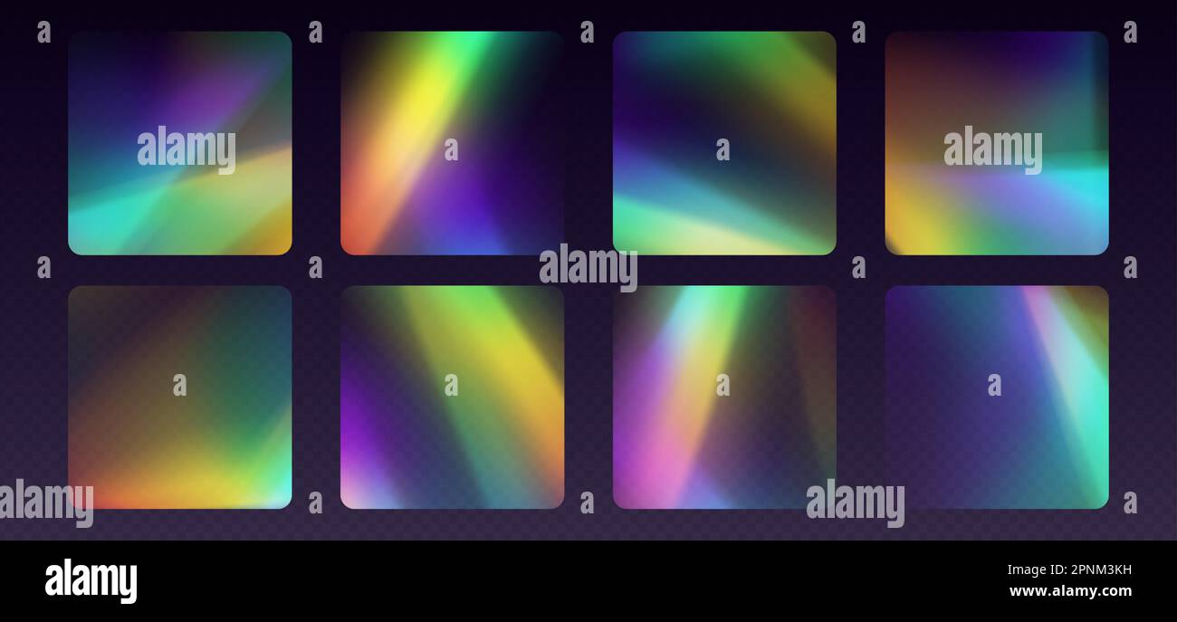 Crystal refraction stickers, leak flare, rainbow sunlight effect ...