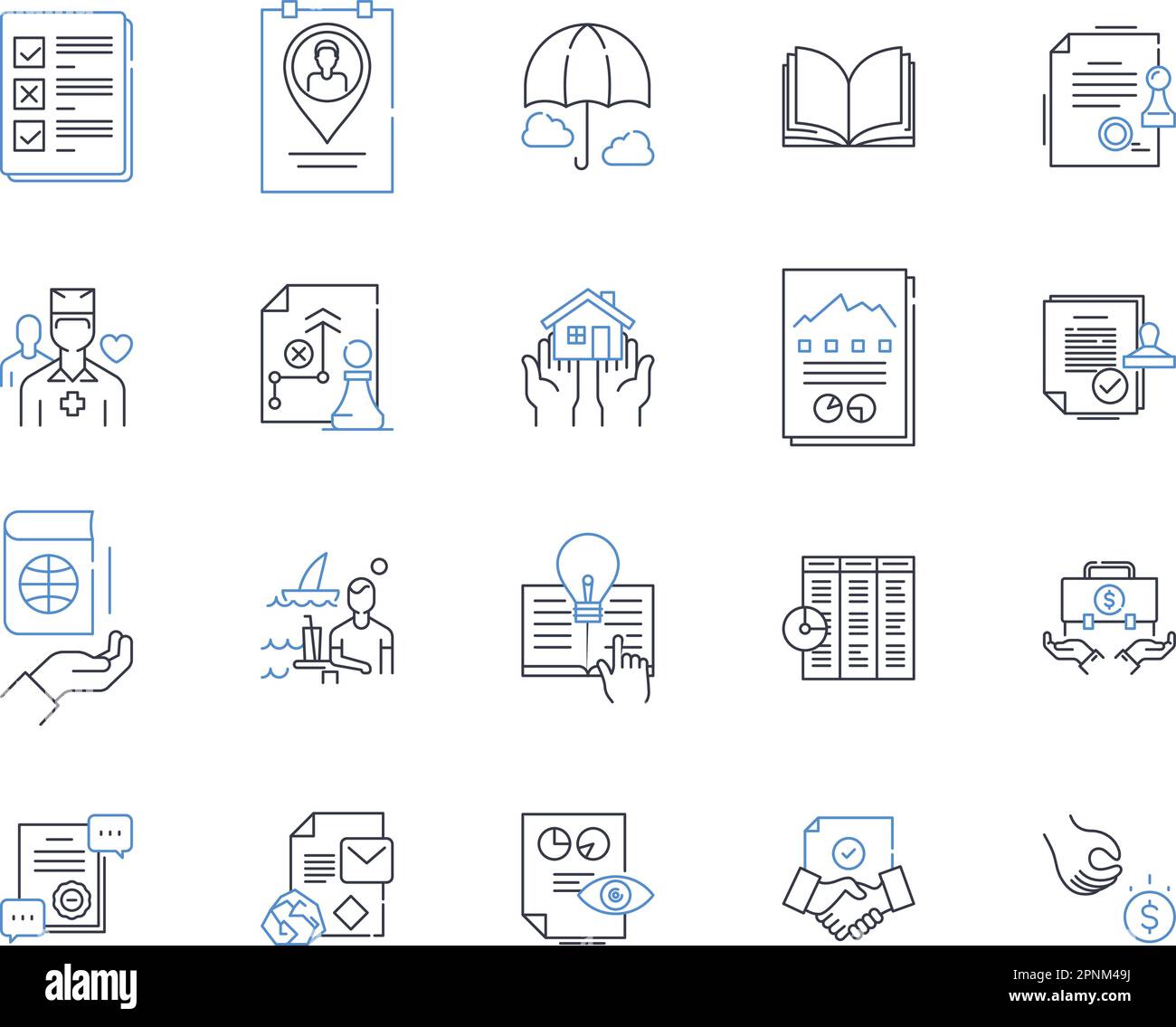 Bond line icons collection. Espionage, Spies, Action, Adventure ...
