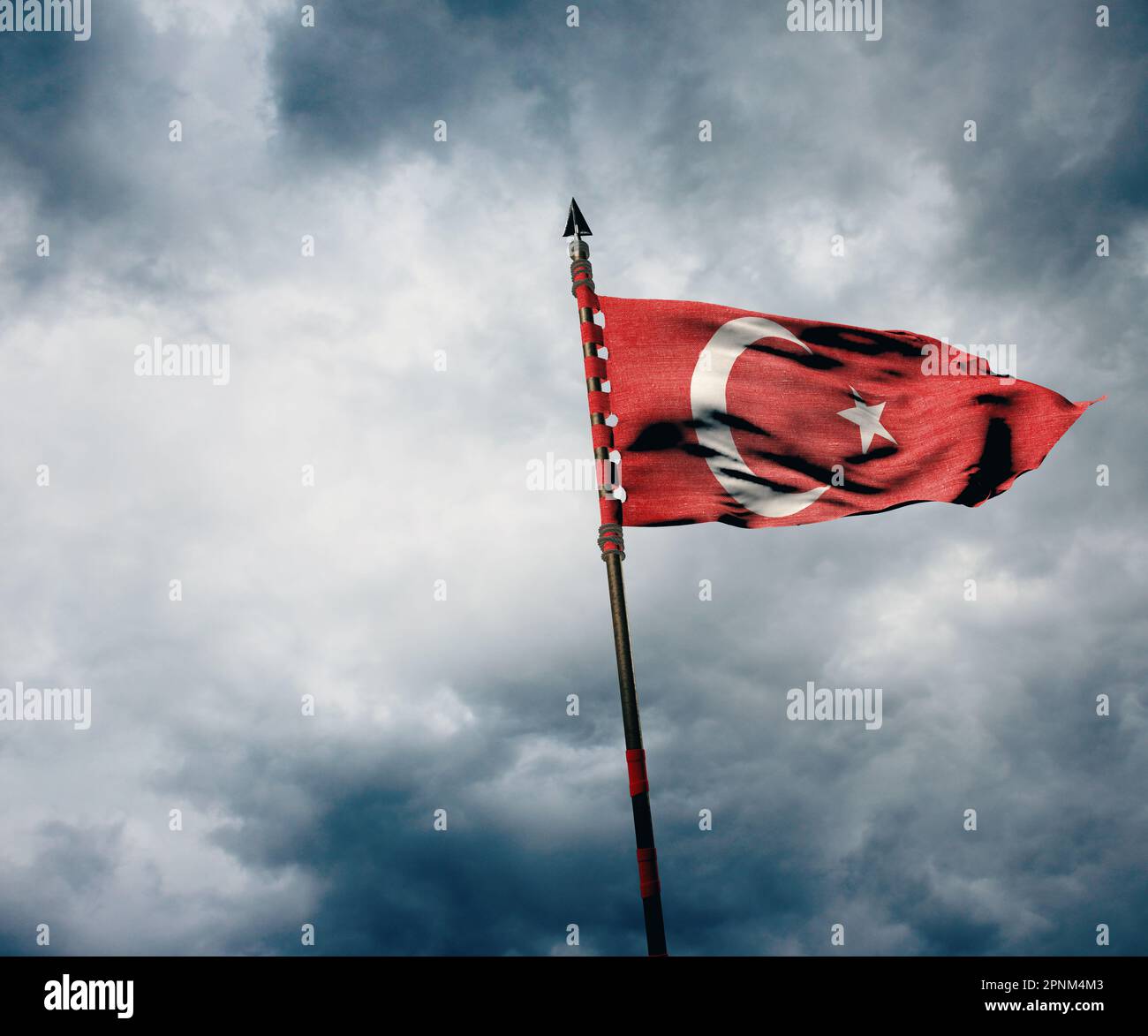 Turkish Flag, Turks, Republic of Türkiye Stock Photo - Alamy