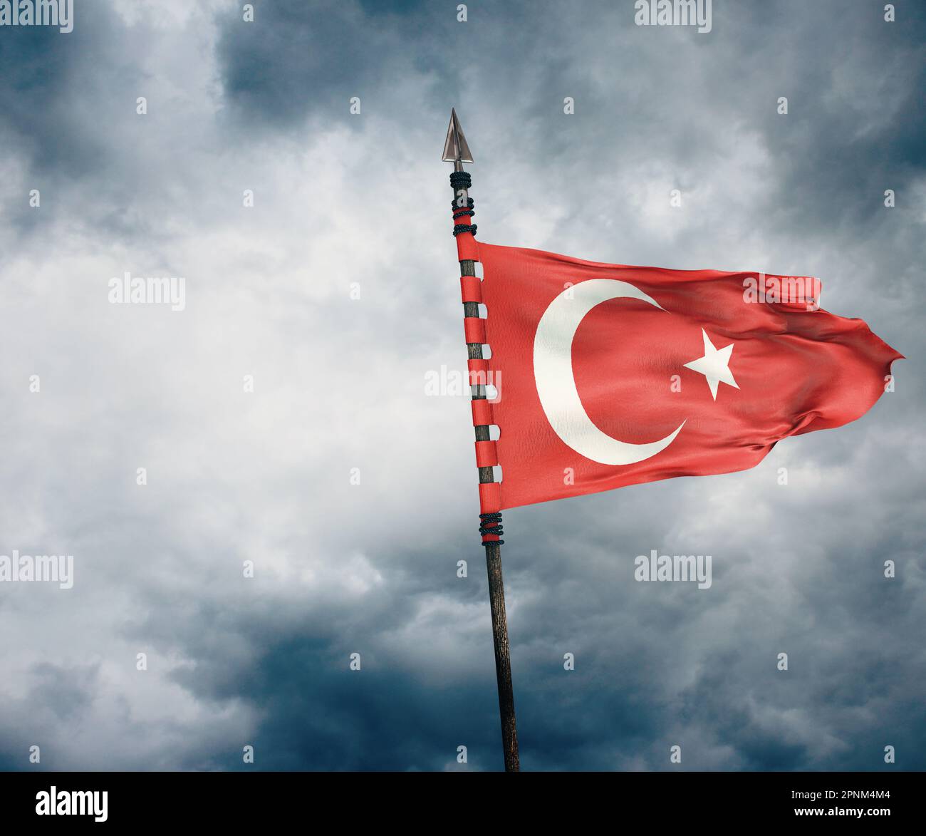 Turkish Flag, Turks, Republic of Türkiye Stock Photo - Alamy