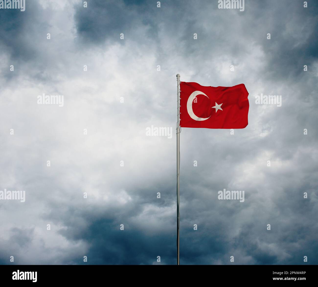 Turkish Flag, Turks, Republic of Türkiye Stock Photo - Alamy