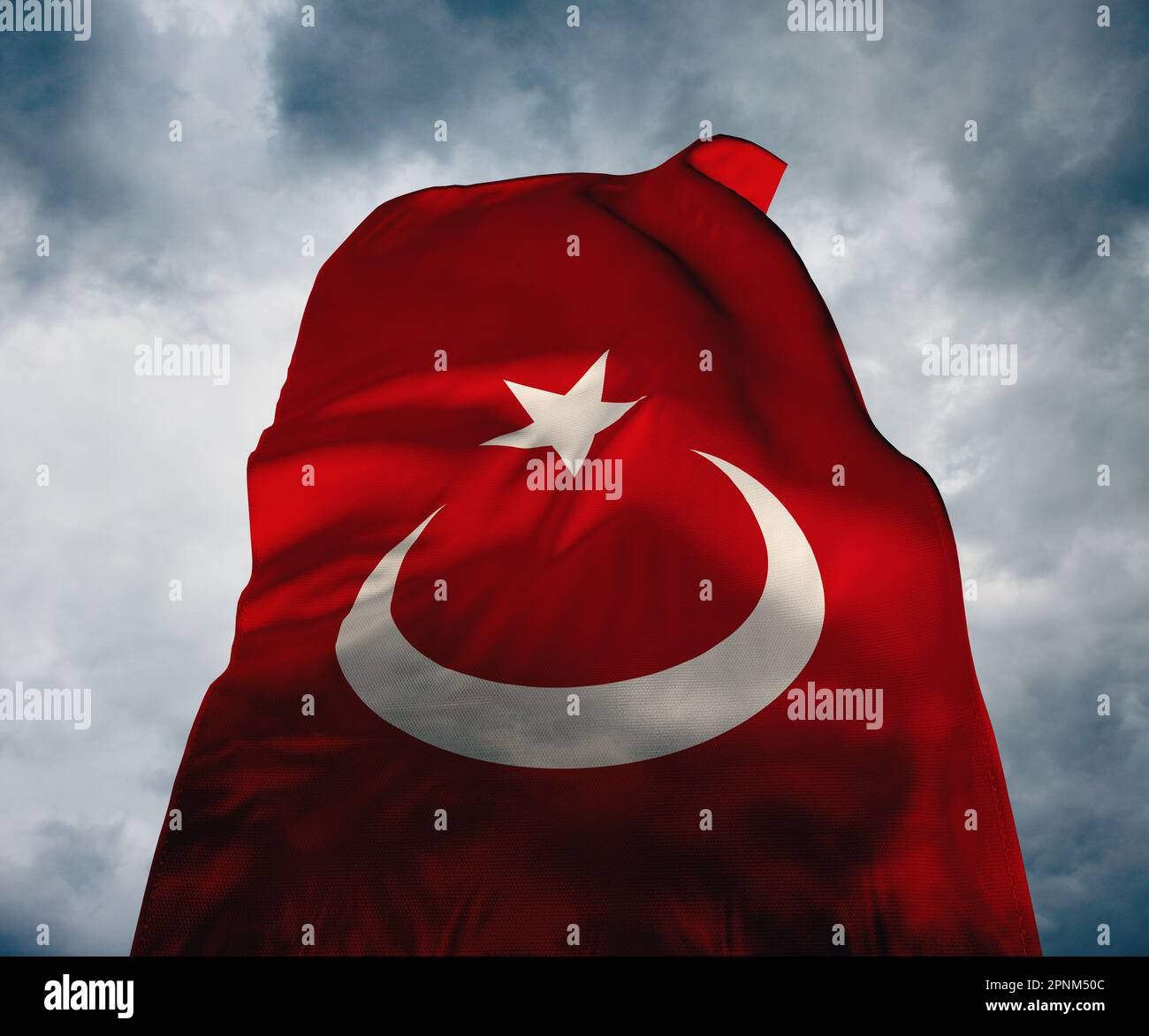 Turkish Flag, Turks, Republic of Türkiye Stock Photo - Alamy
