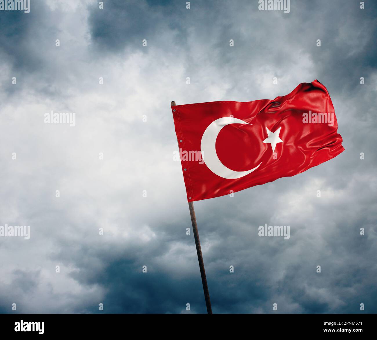 Turkish Flag, Turks, Republic of Türkiye Stock Photo - Alamy