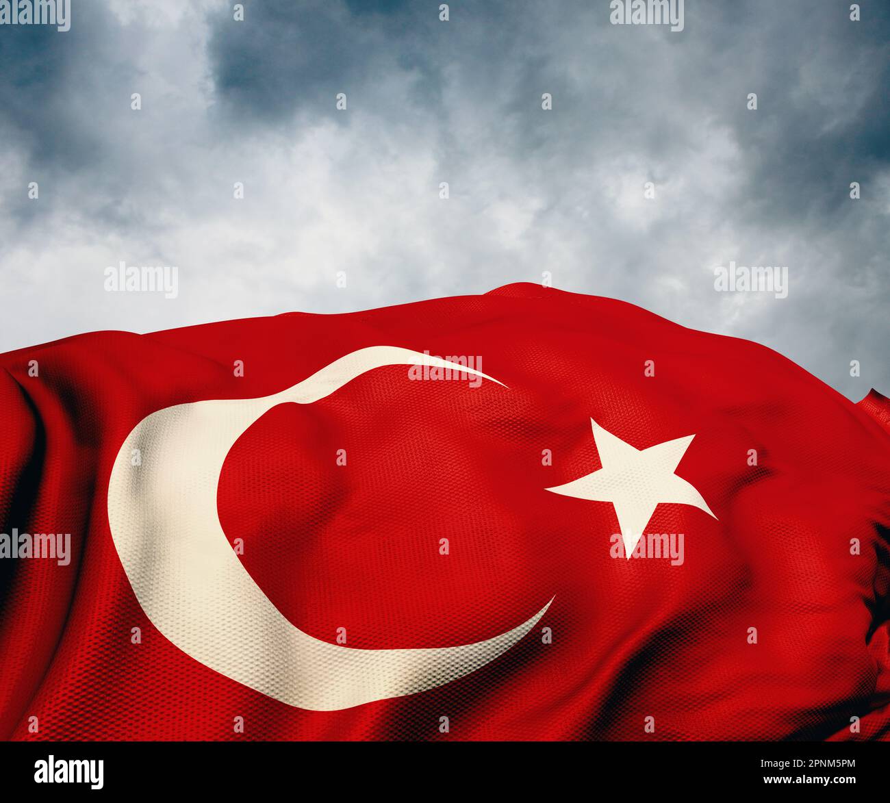 Turkish Flag, Turks, Republic of Türkiye Stock Photo - Alamy