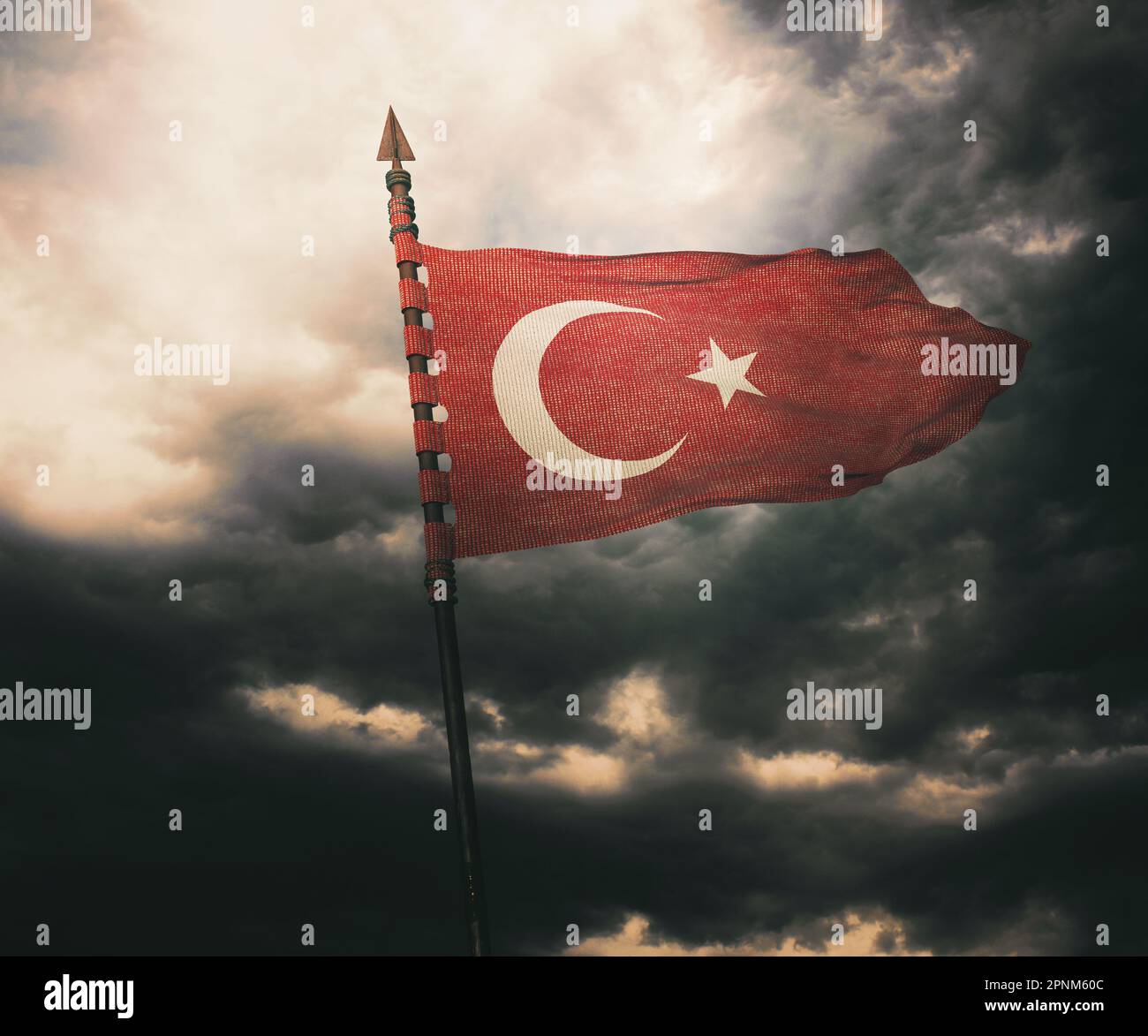Turkish Flag, Turks, Republic of Türkiye Stock Photo - Alamy