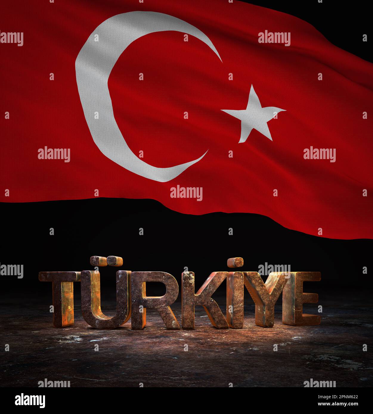 Turkish Flag, Turks, Republic of Türkiye Stock Photo - Alamy