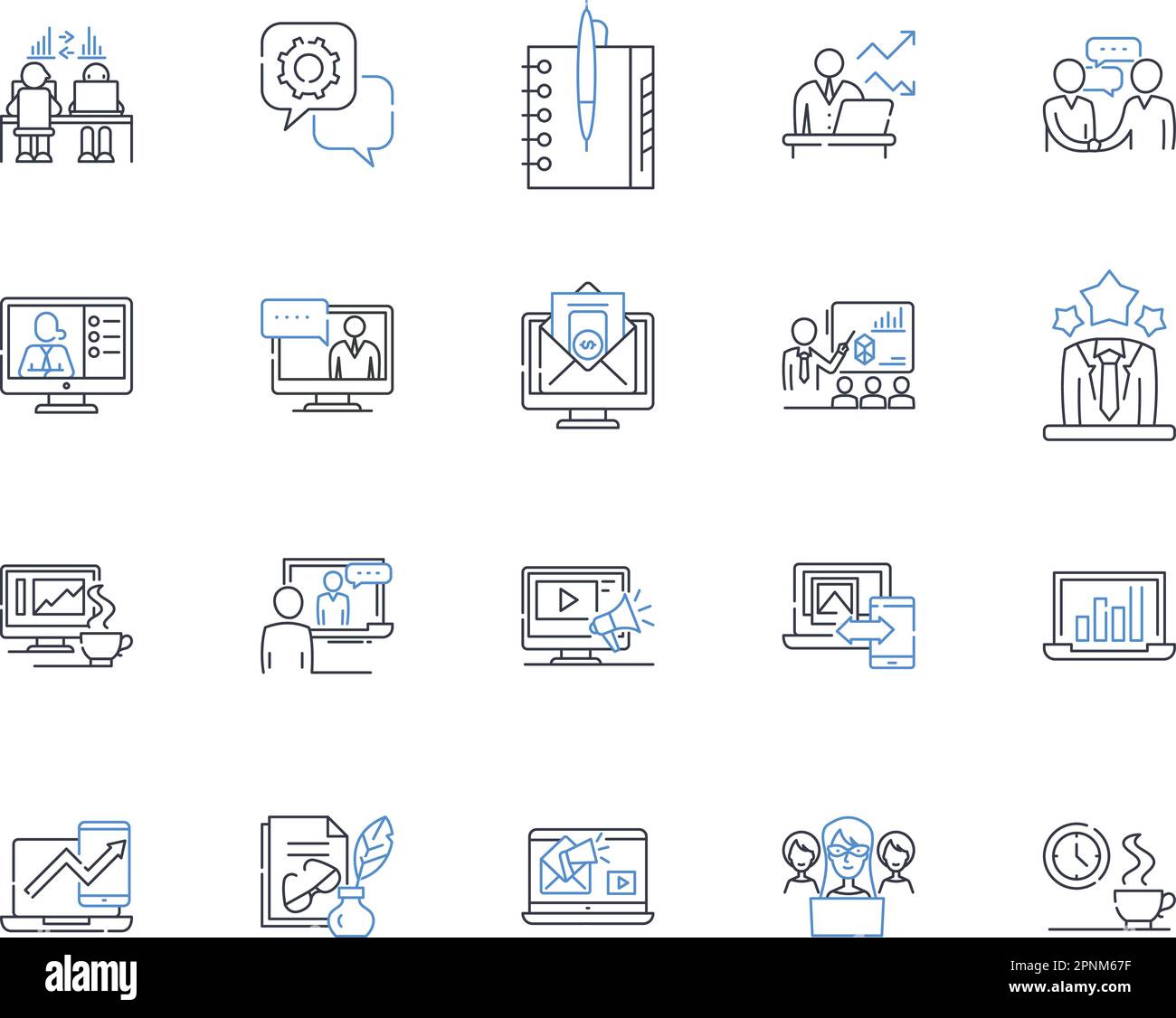 Collaboration and teamwork line icons collection. Synergy, Partnership ... Collaboration and teamwork line icons collection. Synergy, Partnership ...