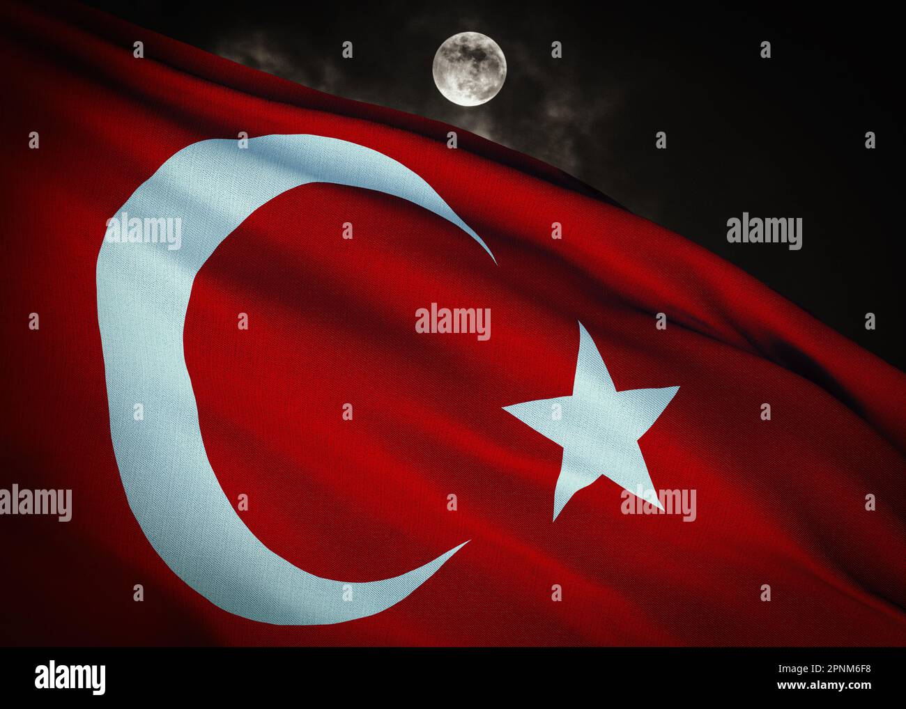 Turkish Flag, Turks, Republic of Türkiye Stock Photo - Alamy