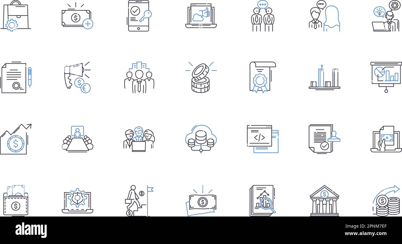 Alliance partners line icons collection. Collaboration, Partnership ...