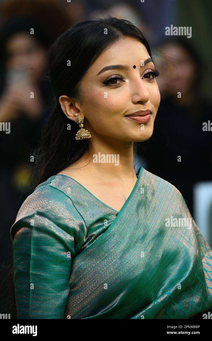 Ann Samuel Arrives at the Special Screening of Polite Society, Curzon ...