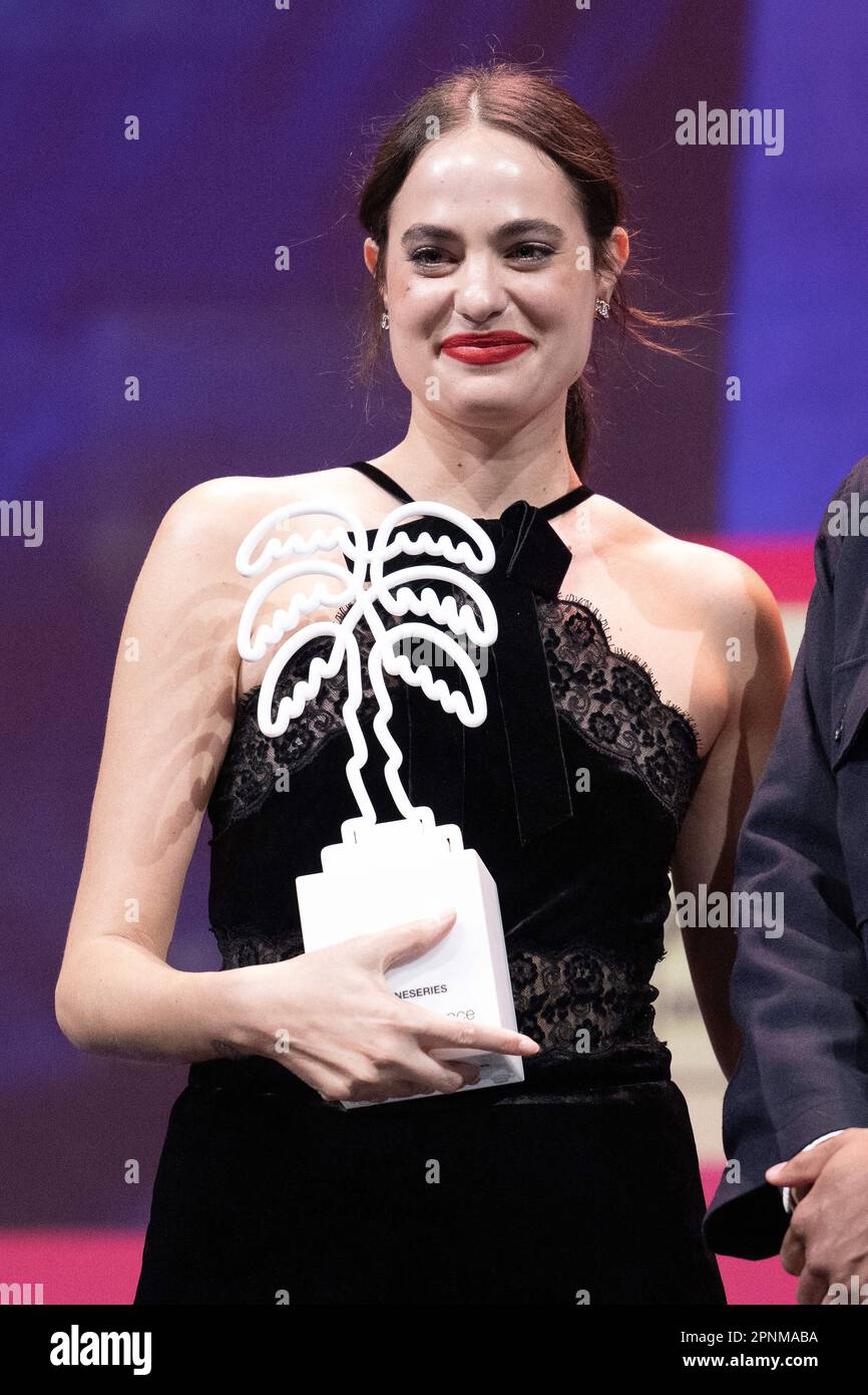 Cannes, France. 20th Apr, 2023. Dar Zuzovsky receives the 'Best ...
