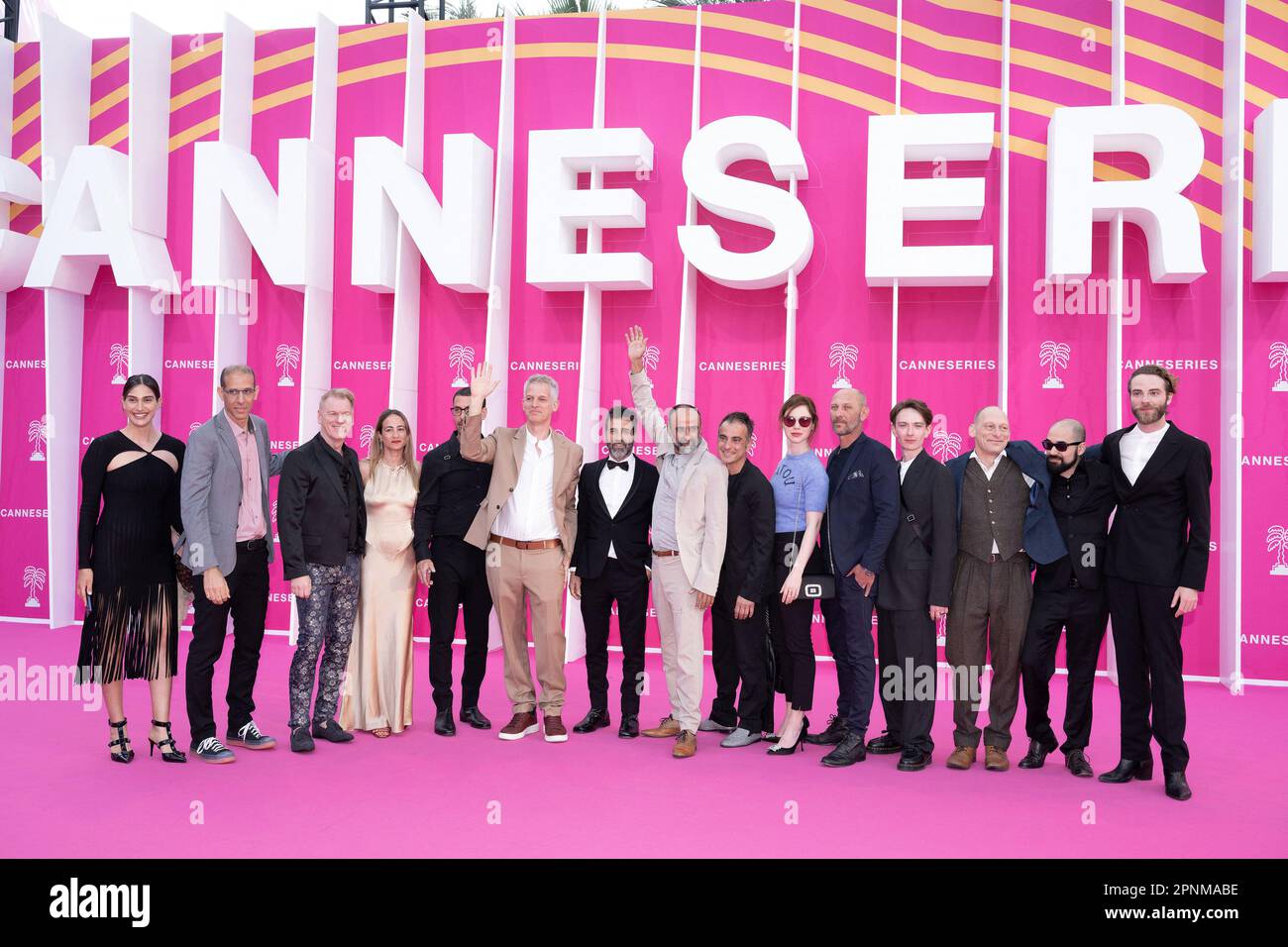 Cannes, France. 20th Apr, 2023. Uri Gov, Tomer Shani, Reshef Levi and ...