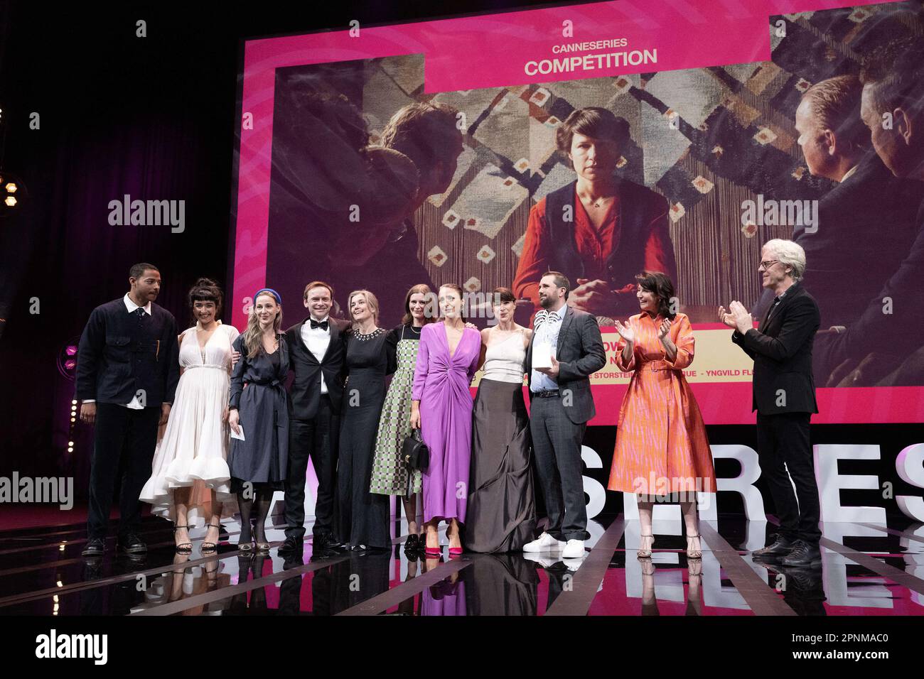 Cannes, France. 20th Apr, 2023. Daryl McCormack, Shirine Boutella, a ...