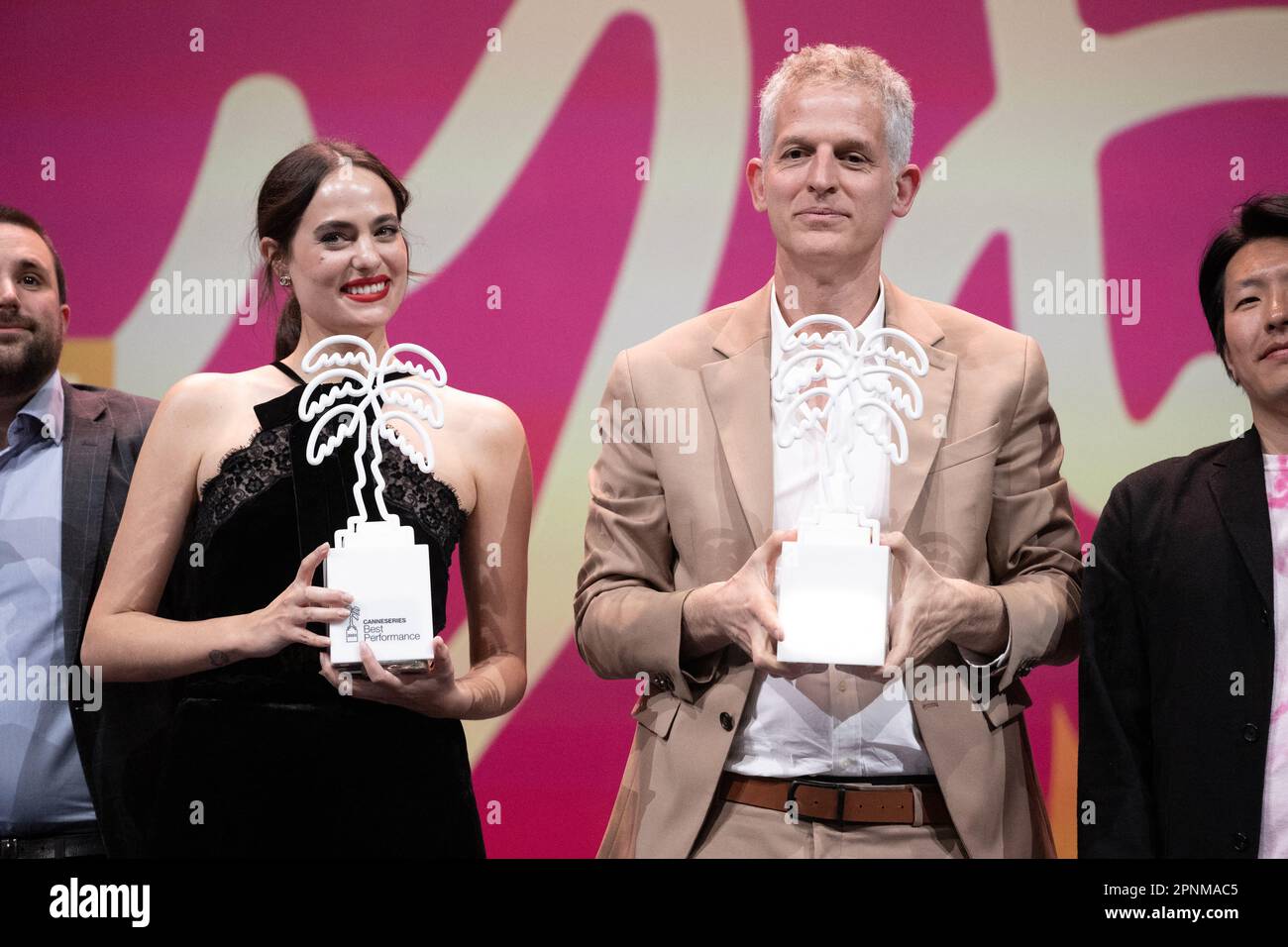 Cannes, France. 20th Apr, 2023. Dar Zuzovsky poses with the Best ...