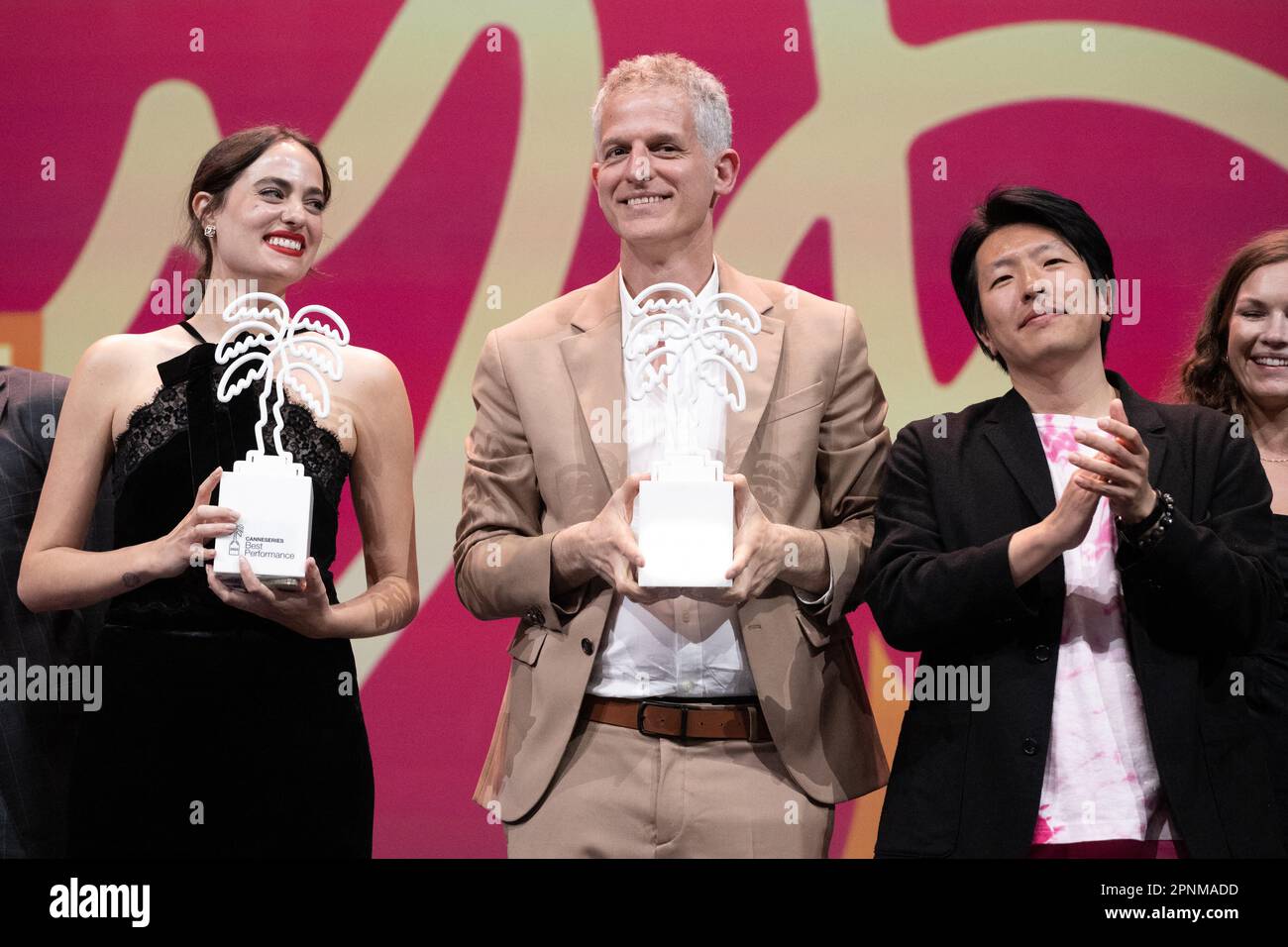 Cannes, France. 20th Apr, 2023. Dar Zuzovsky poses with the Best ...