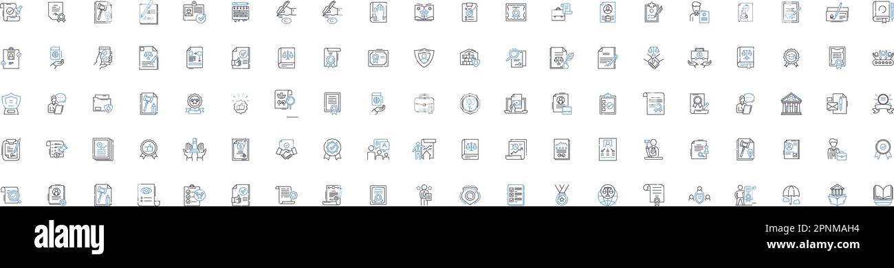 Freedoms line icons collection. Liberty, Autonomy, Sovereignty ...