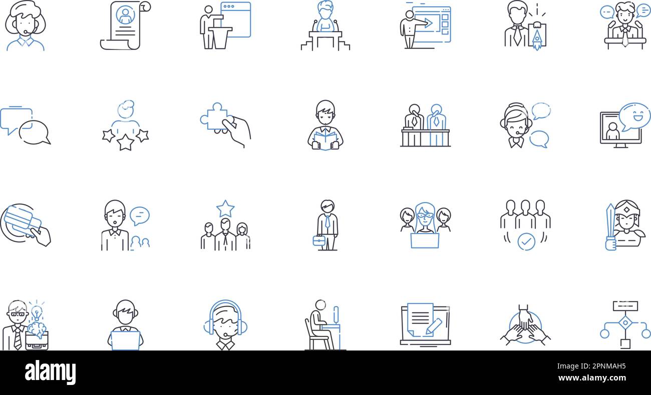 Quality service line icons collection. Excellence, Customer-focused ...