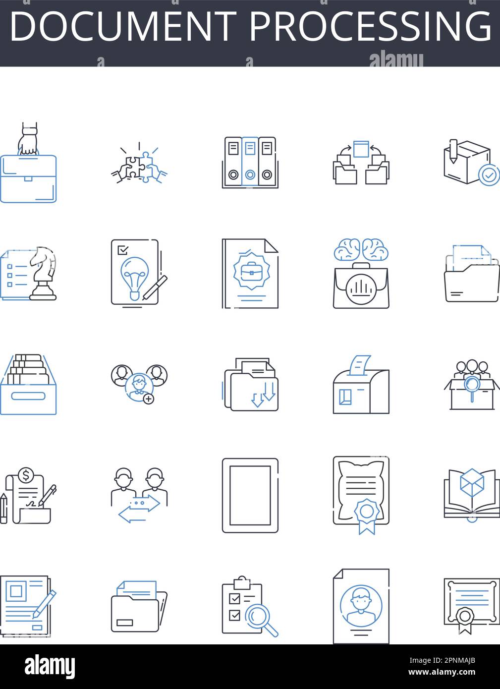 Paperwork processing vector vectors hi-res stock photography and images ...