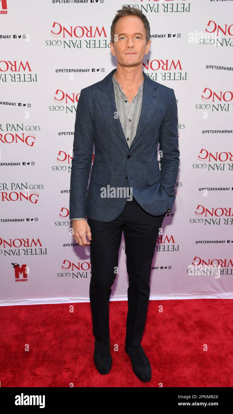New York, USA. 19th Apr, 2023. Neil Patrick Harris attends "Peter Pan ...