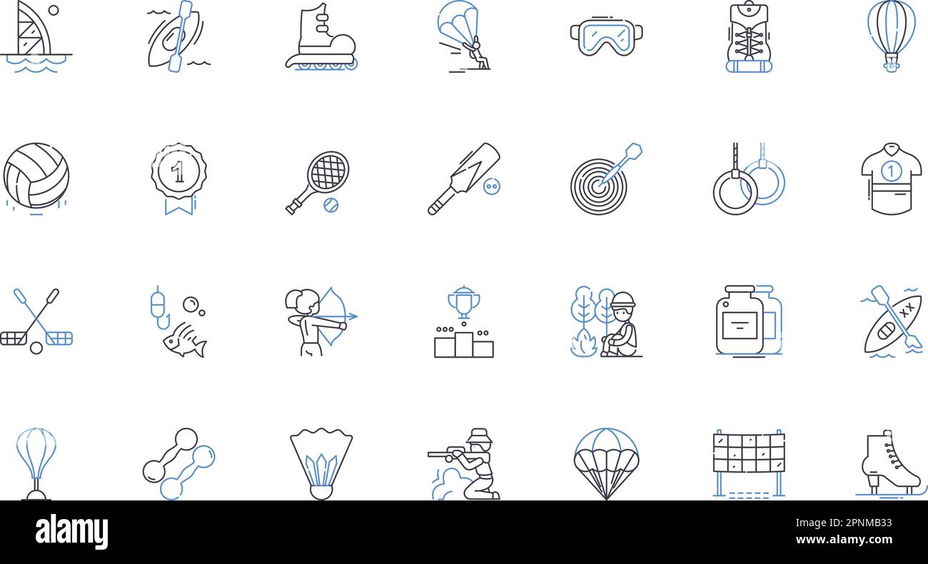 Workouts regimes line icons collection. Cardio, Strength, Flexibility ... Workouts regimes line icons collection. Cardio, Strength, Flexibility ...