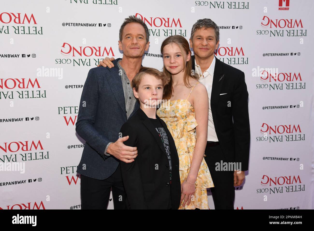 New York, USA. 19th Apr, 2023. Neil Patrick Harris, Gideon Scott Burtka ...