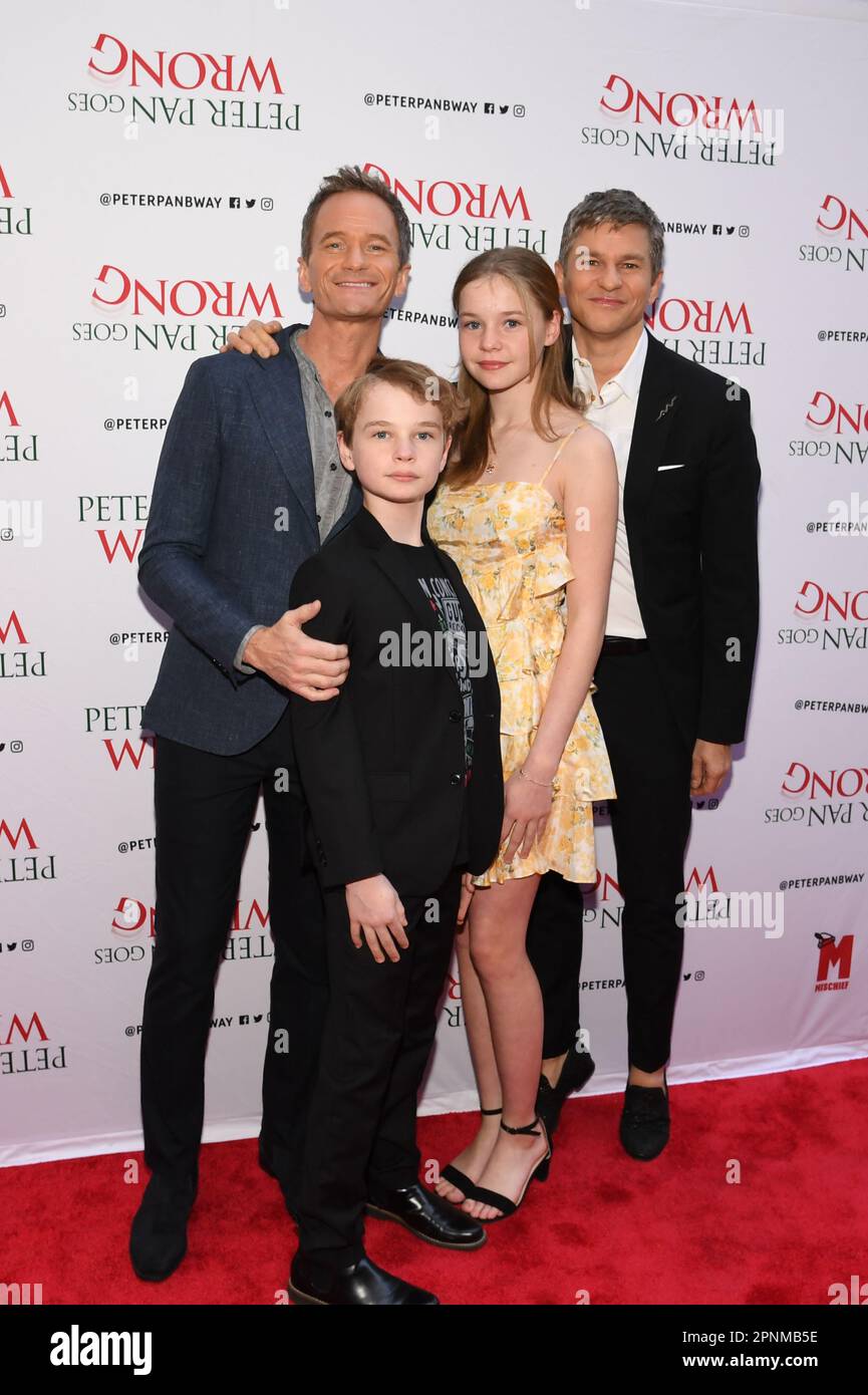New York, USA. 19th Apr, 2023. Neil Patrick Harris, Gideon Scott Burtka ...
