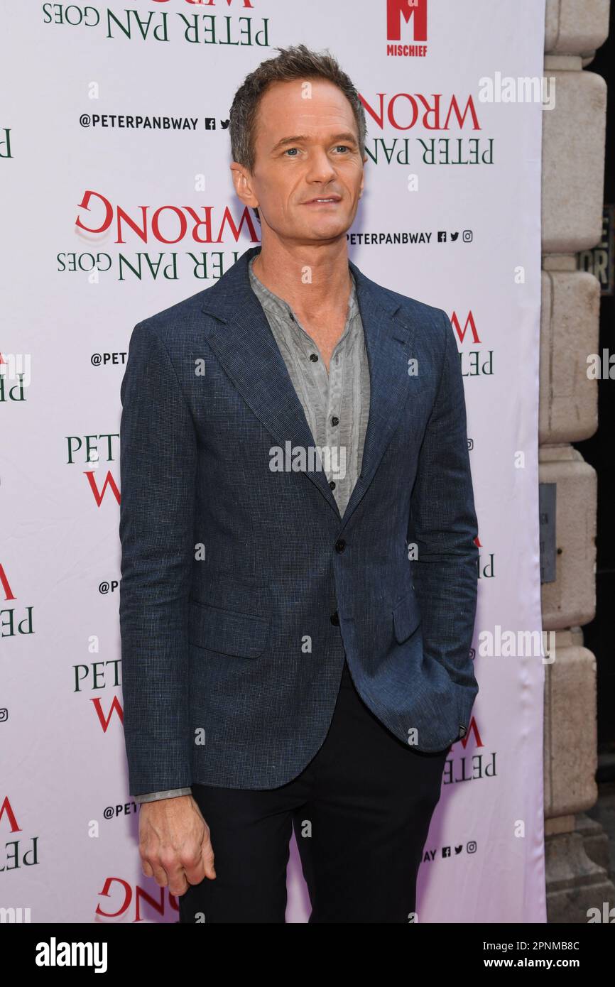 New York, USA. 19th Apr, 2023. Neil Patrick Harris attends "Peter Pan ...