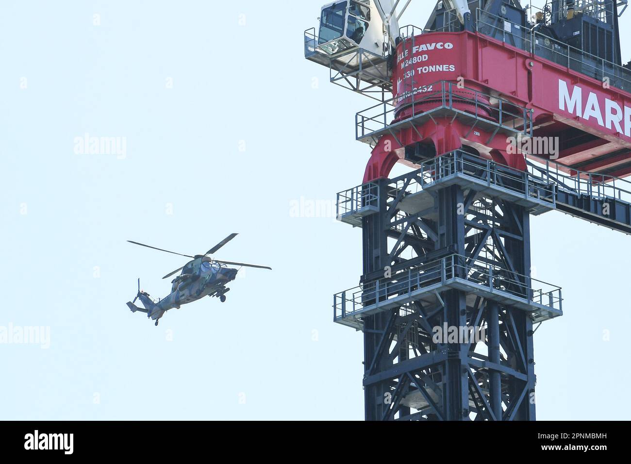 An Australian Defence Force (ADF) Tiger armed reconnaissance helicopter ...