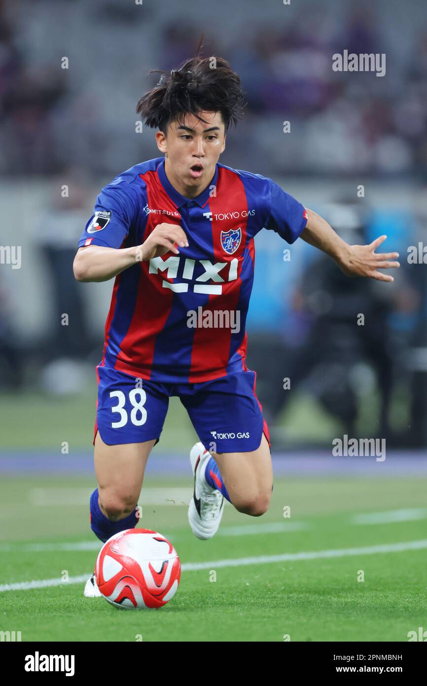 Tokyo, Japan. 19th Apr, 2023. Soma Anzai (FC Tokyo) Football/Soccer : 2023 J. League YBC Levain ...
