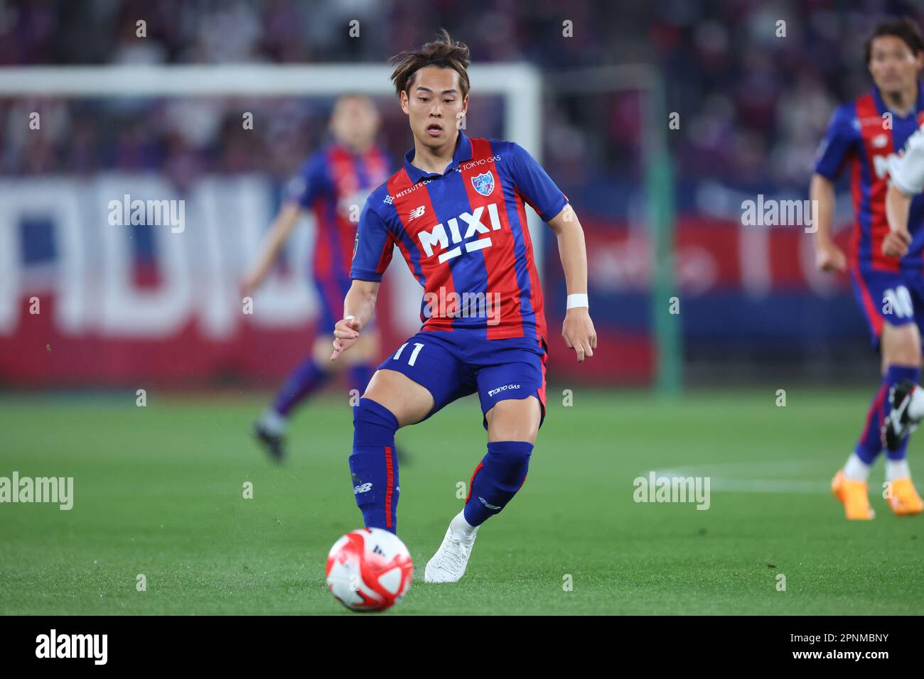 Tokyo, Japan. 19th Apr, 2023. Ryoma Watanabe (FC Tokyo) Football/Soccer : 2023 J. League YBC ...