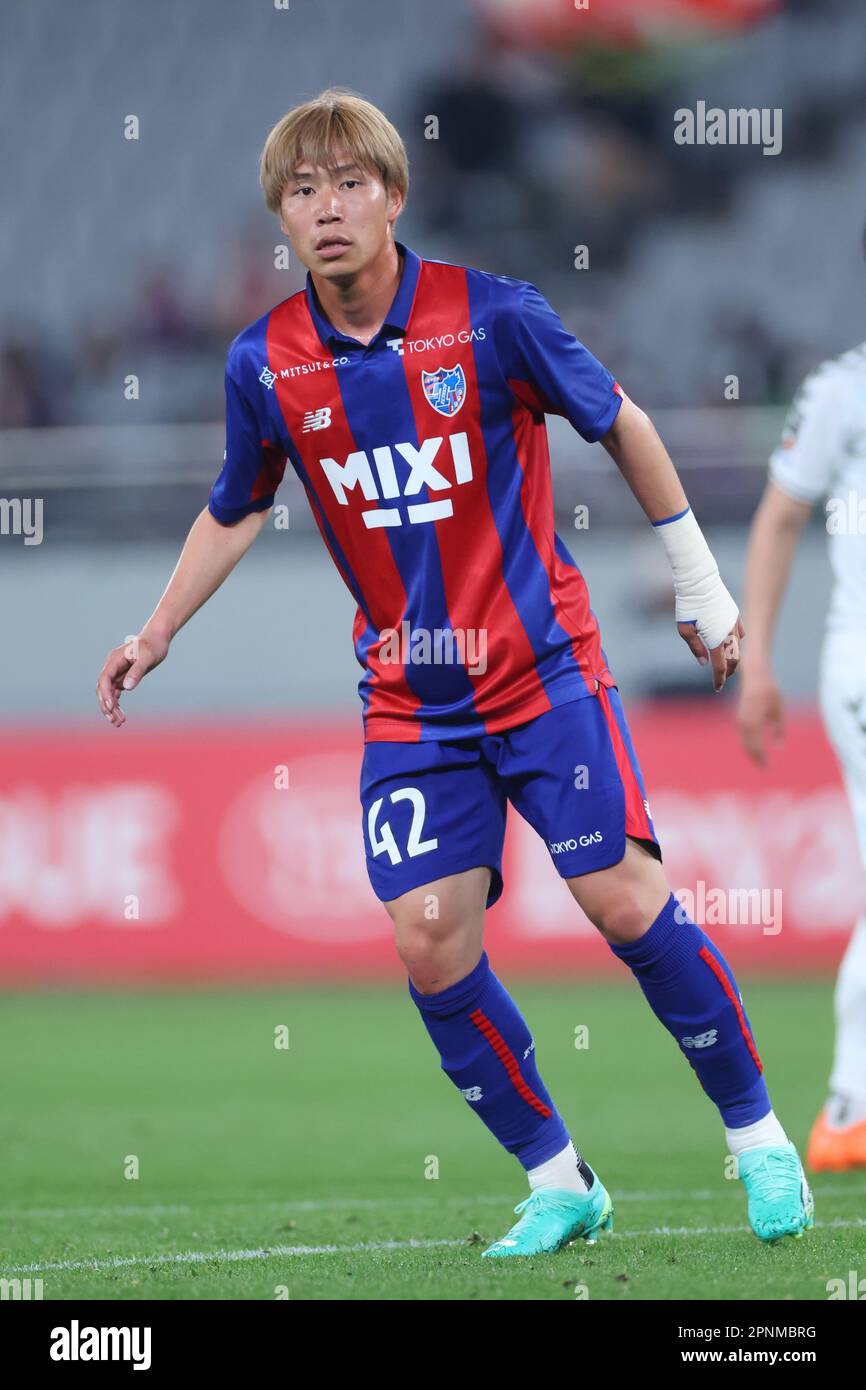 Tokyo, Japan. 19th Apr, 2023. Leon Nozawa (FC Tokyo) Football/Soccer : 2023 J. League YBC Levain ...